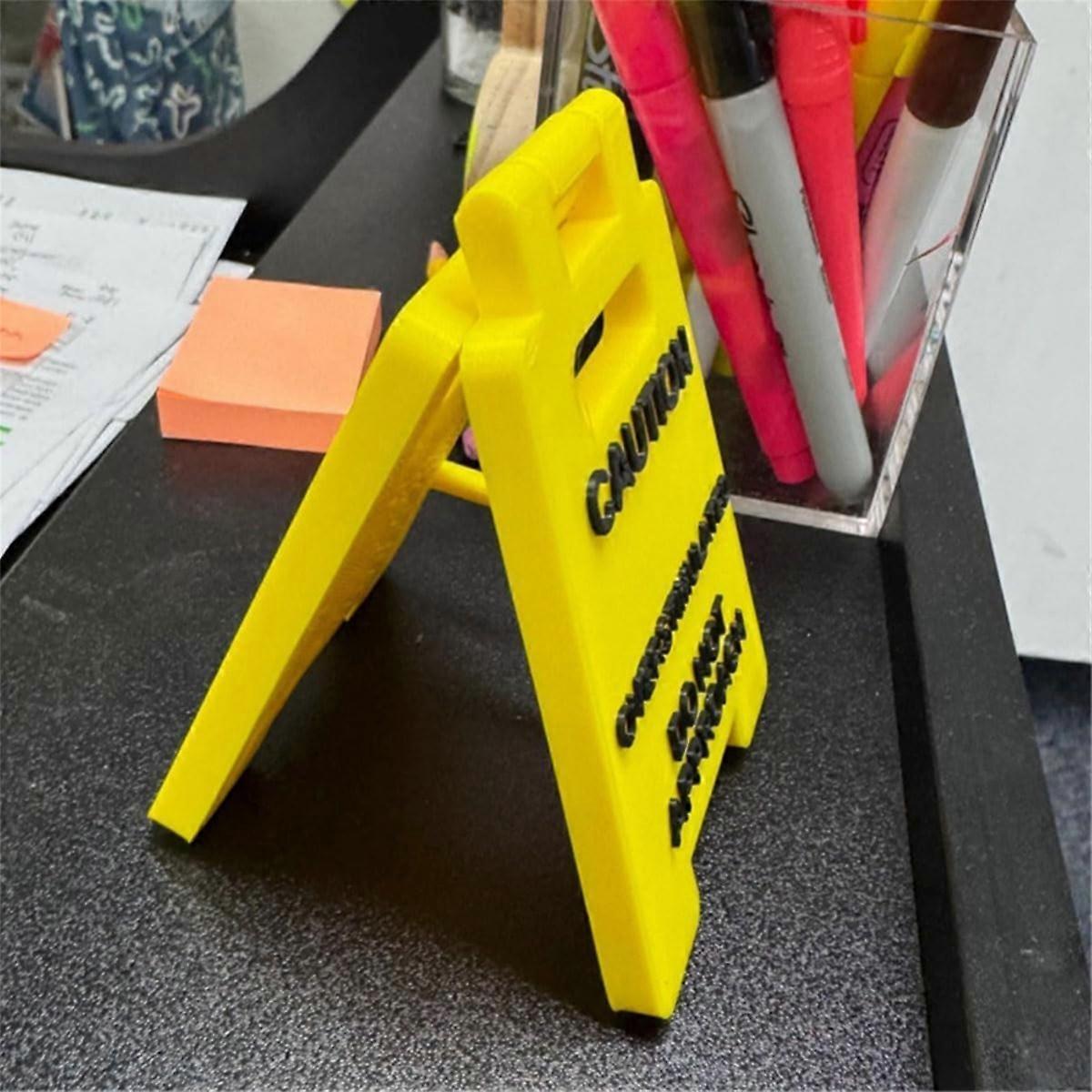 Caution Overstimulated Desk Sign, Do Not Approach Sign, Fun Mini ...