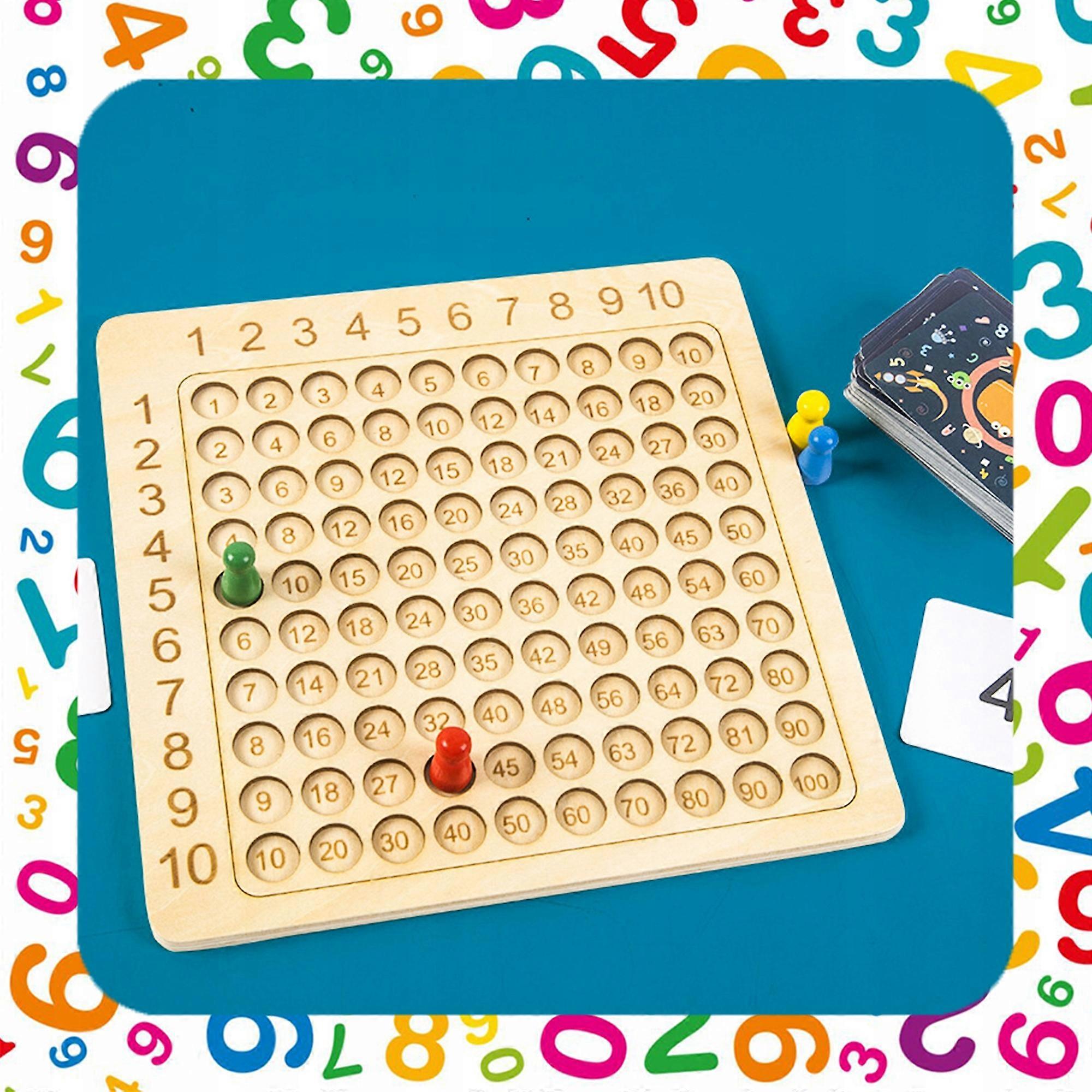 Board Game Multiplication Table, Learning To Count Zaxe | Fruugo UK
