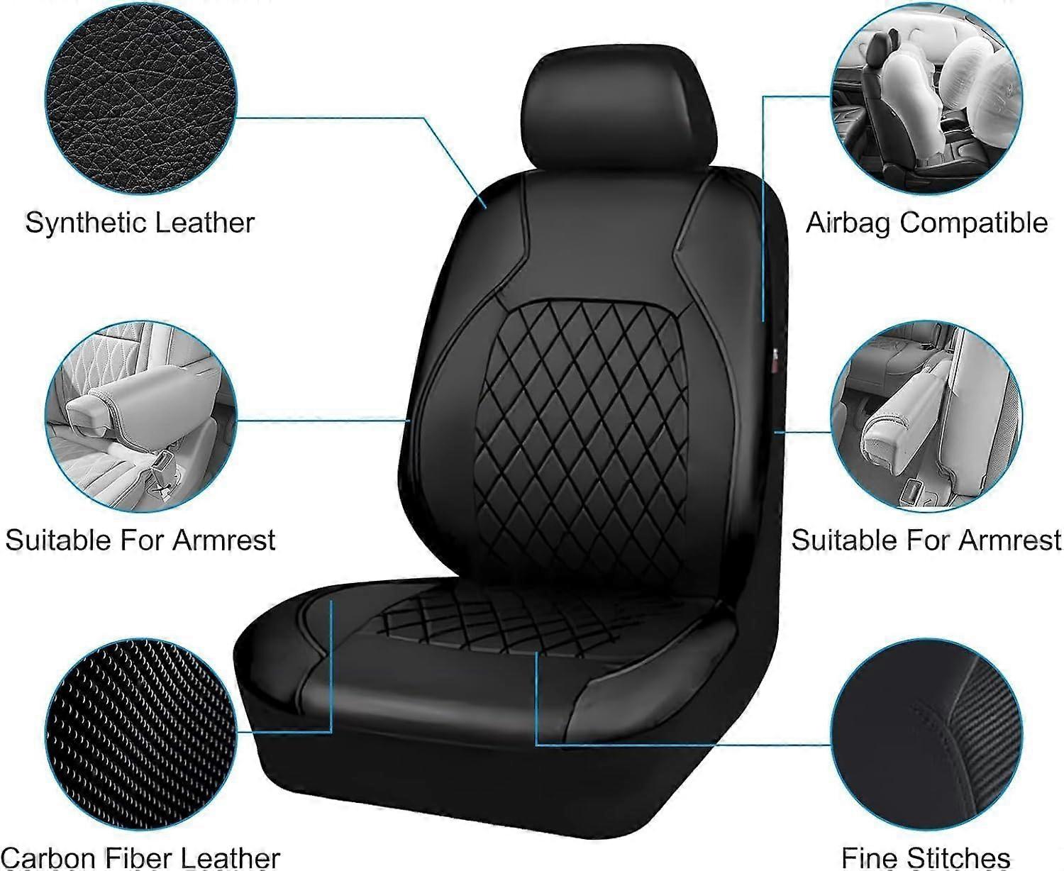 Toyota Prius (20092015) Leather Car Seat Covers Set, Waterproof ...