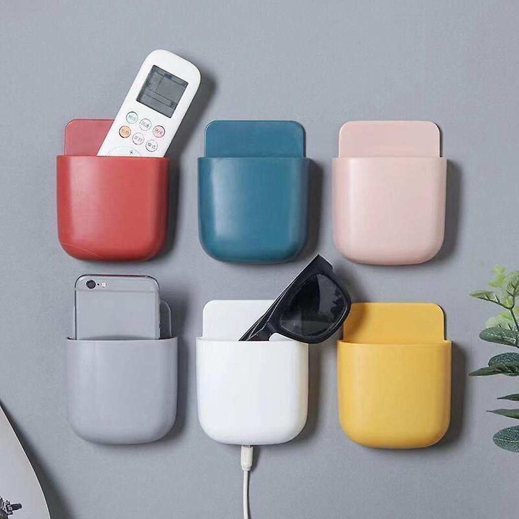 Wall Mount Phone Holder For Home Office Remote Control Pencil Phone And ...
