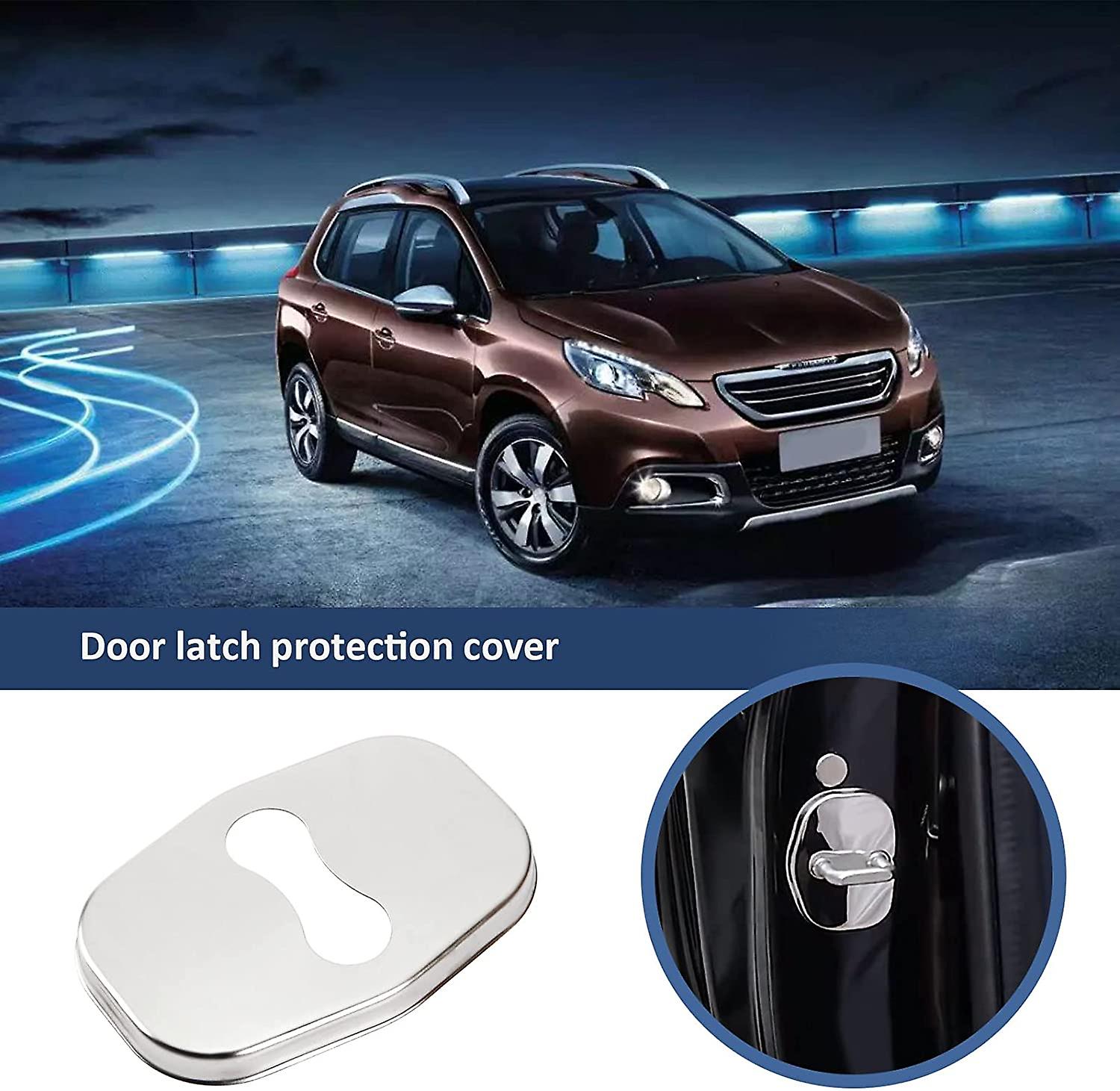 Car Door Lock Cover Protector For Guard Latch Cap Sticker Buckle Anti ...