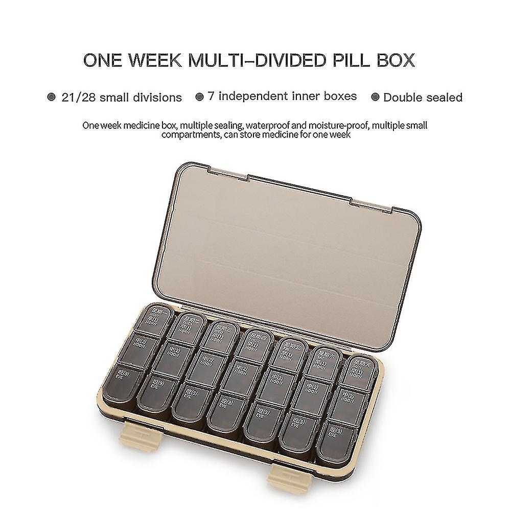 Weekly Pill Box Bulk Medication Dispenser | Fruugo UK