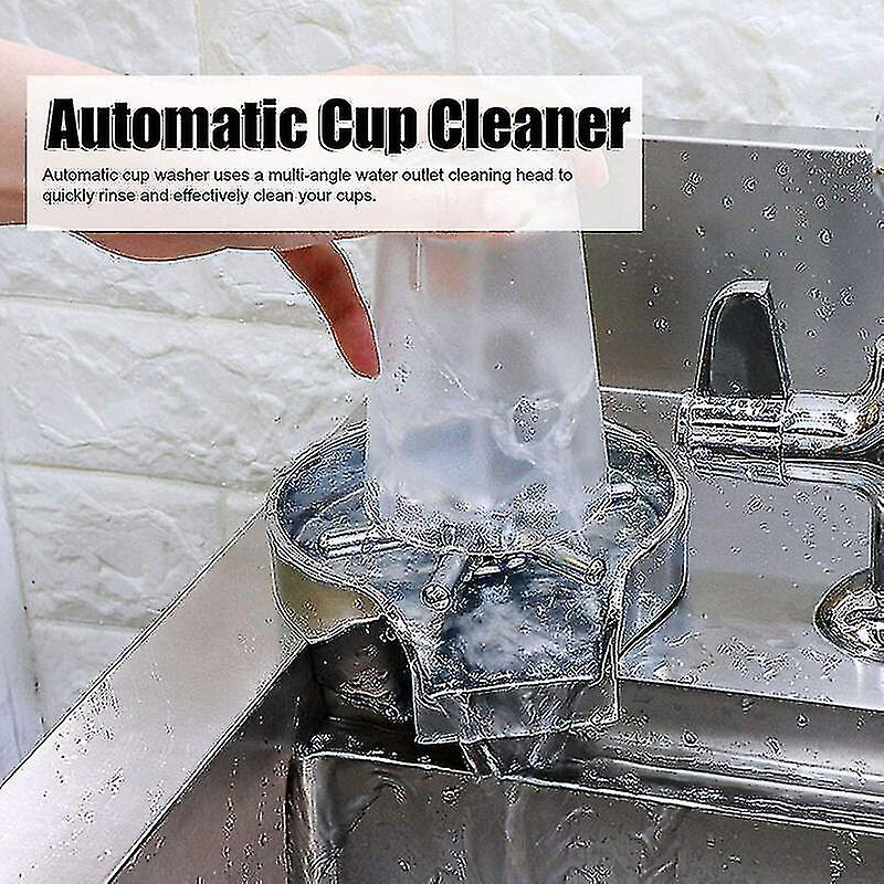 Automatic Stainless Steel Cup Washing Machine Glass Rinser For Bars ...