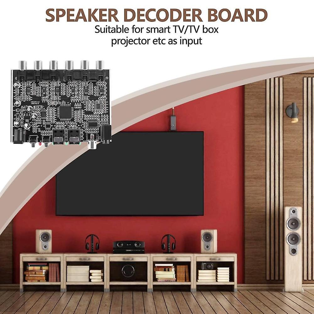 Dac Module 5.1 Channel Ac-3 Pcm Digital Optical Dts Rca Hifi Stereo ...