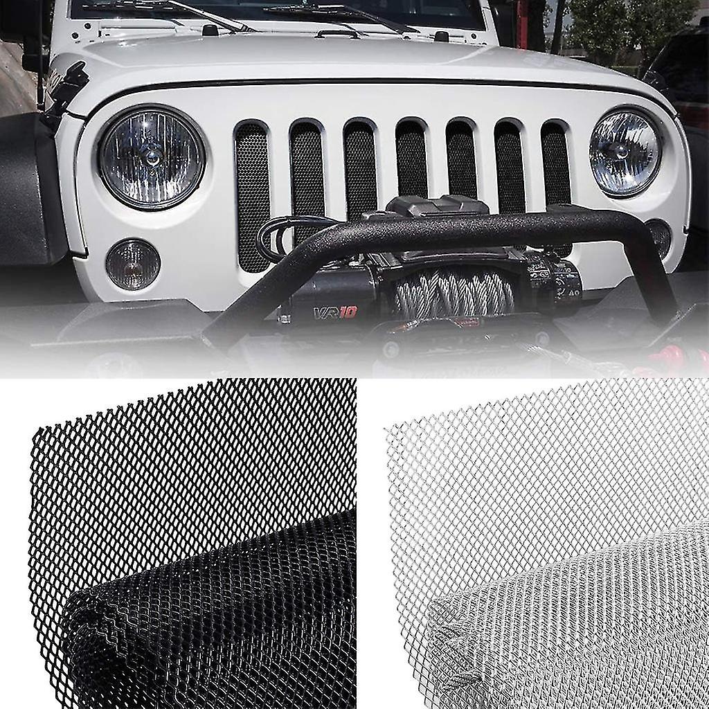 Aluminium Mesh Grille Universal Car Race Grill Net Vent Tuning For ...