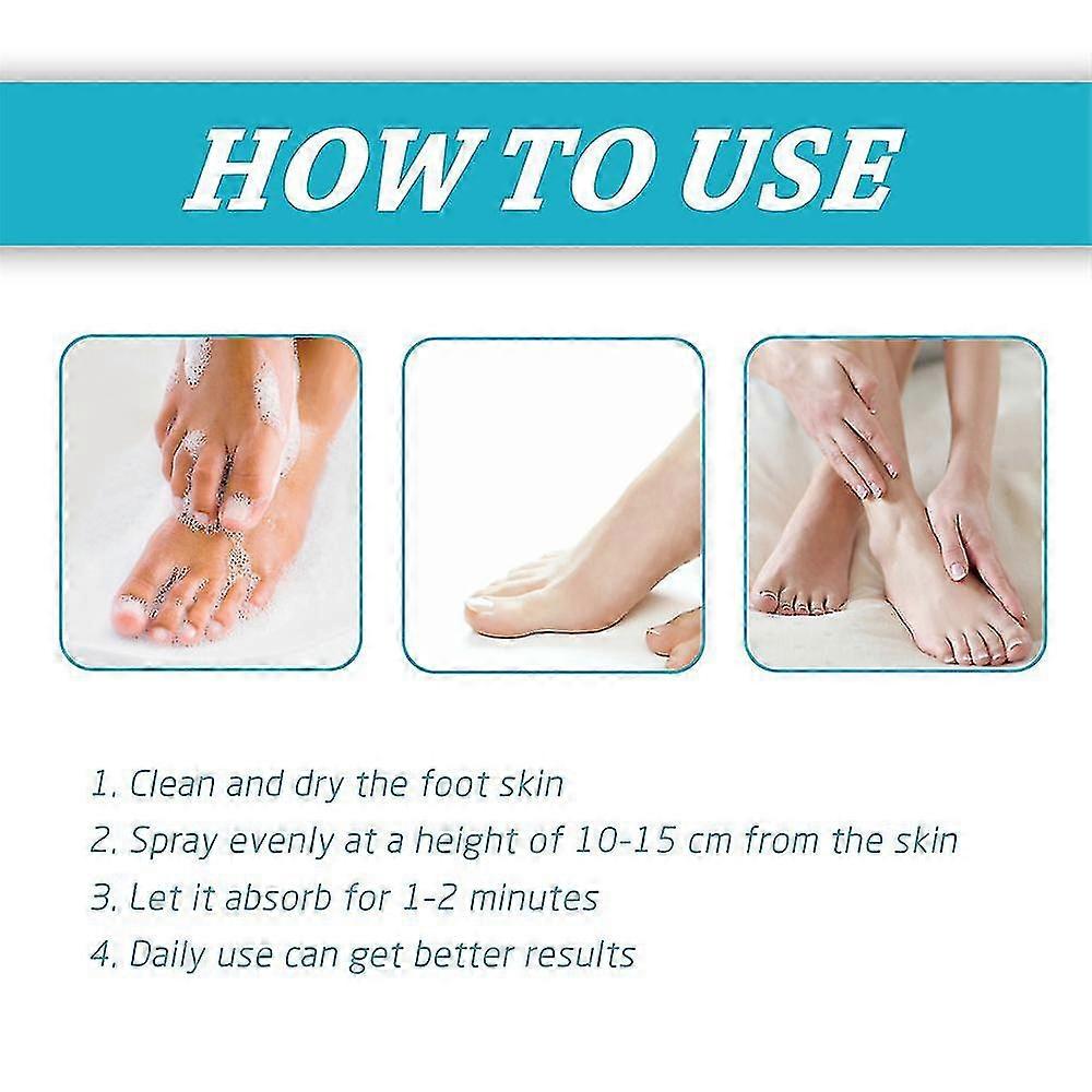 3PCS Foot And Nail Spary, Natural And Powerful Foot Care | Fruugo UK