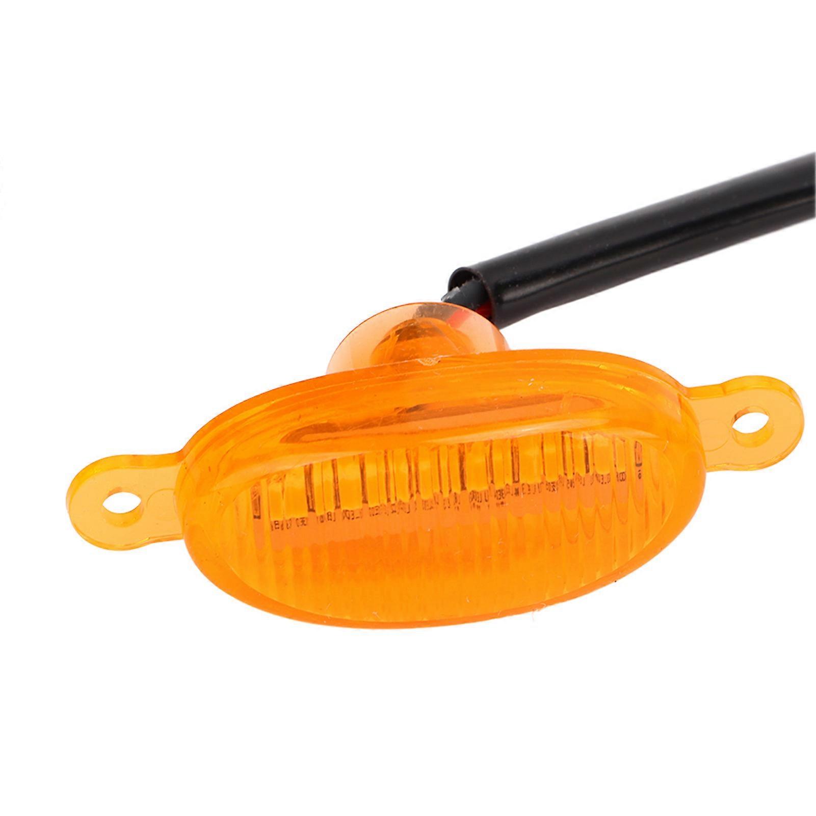 Car Front Grille Lights LED Marker Lamps 3000k Yellow IP67 Waterproof ...