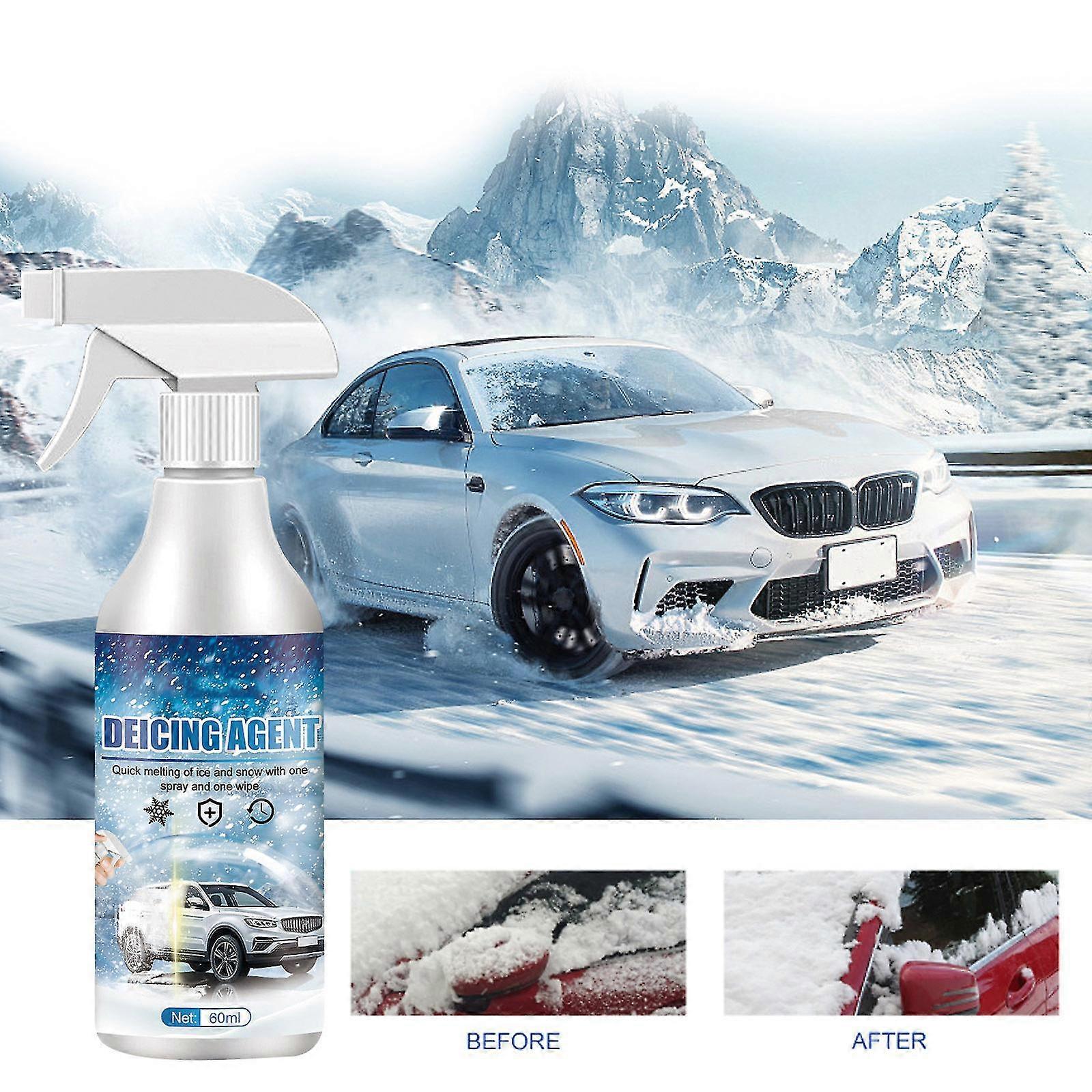 Deicer Spray For Car Windshield, Snow Melting Spray Car Windshield ...