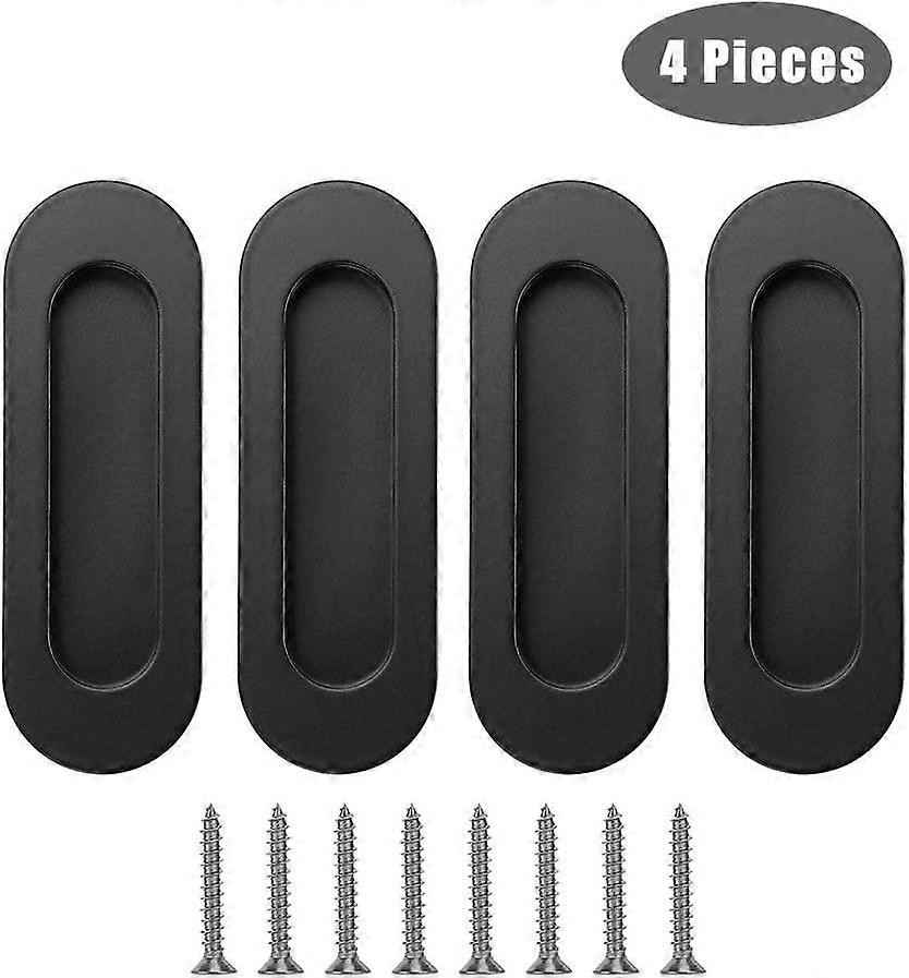 Stainless Steel Recessed Handle, 4 Pieces Recessed Sliding Handle ...