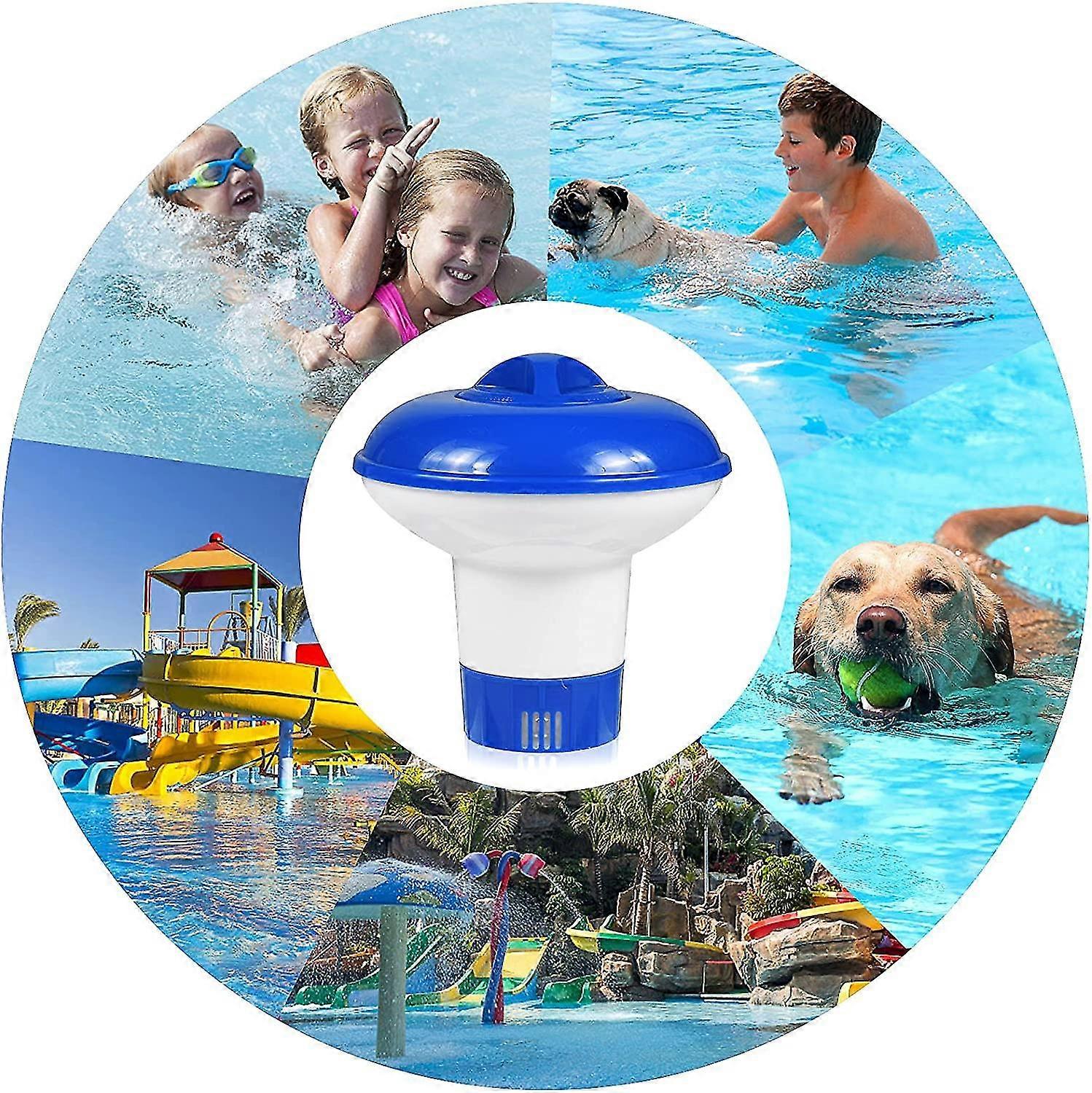 Chlorine Dispenser, Adjustable Chlorine Dispenser Floating Dispenser ...