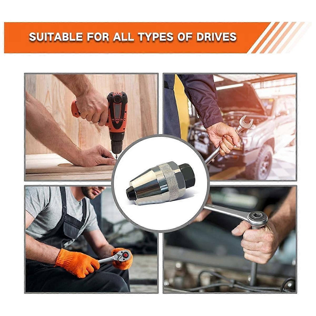 Broken Bolt and Stud Extractor Tool,Grips and Removes 1/4in to 1/2in ...