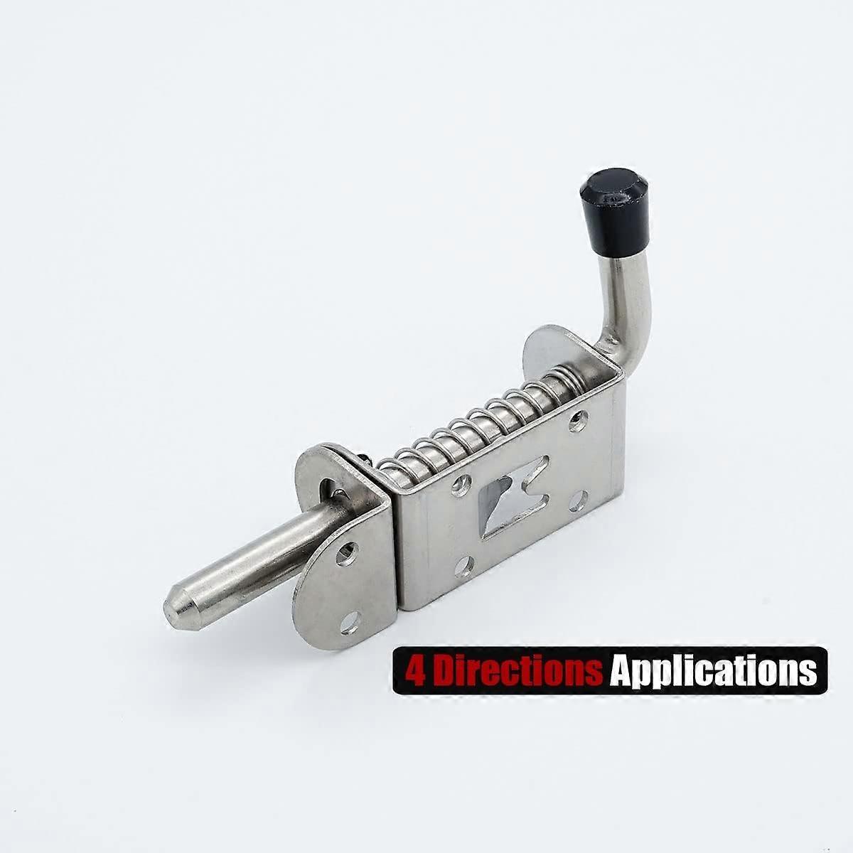 Spring Loaded Barrel Bolt Latch, Heavy Duty 304 Stainless Steel ...