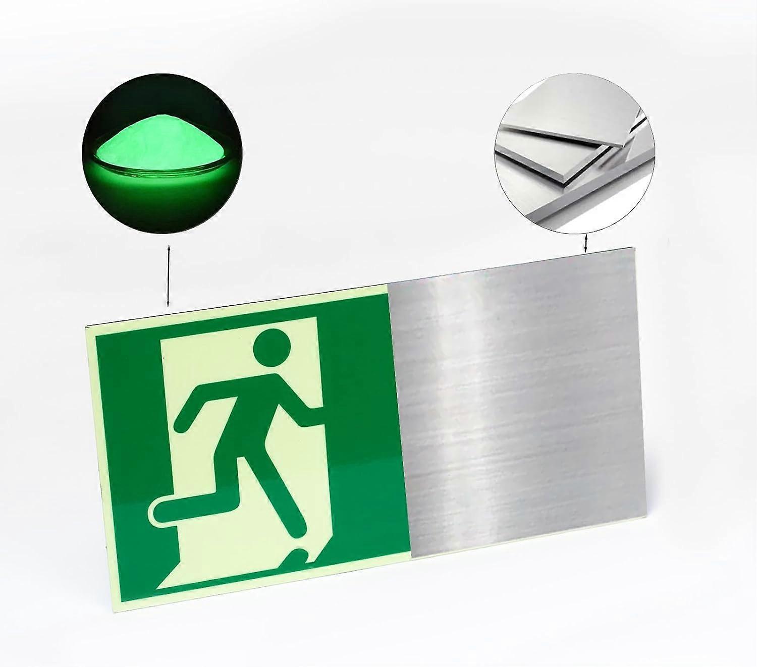 nice Pack 3 Emergency, Photoluminescent Emergency Exit Sign, Emergency ...