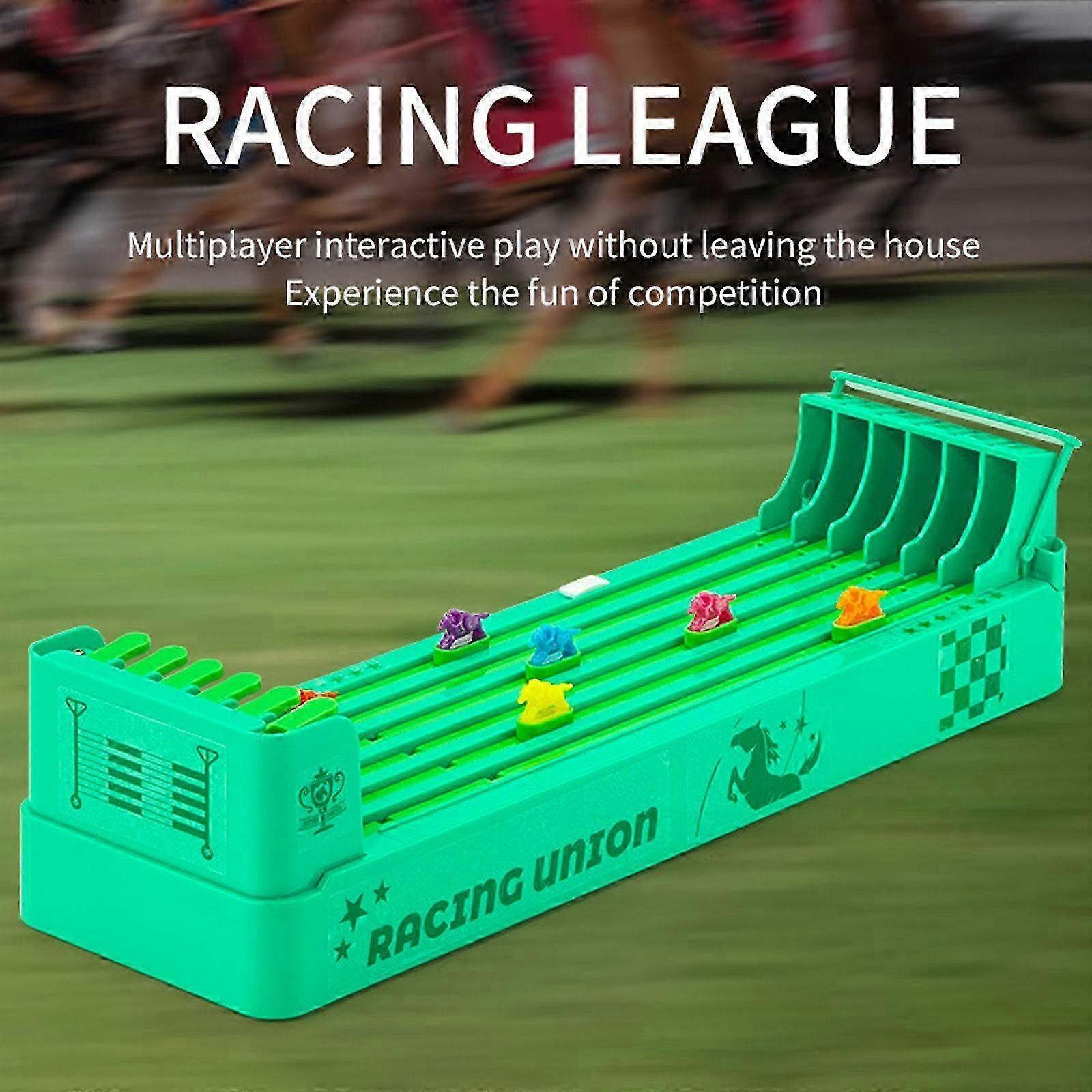Horse Racing Table Game With 6 Horses Game Chessboard LINE Race Game ...
