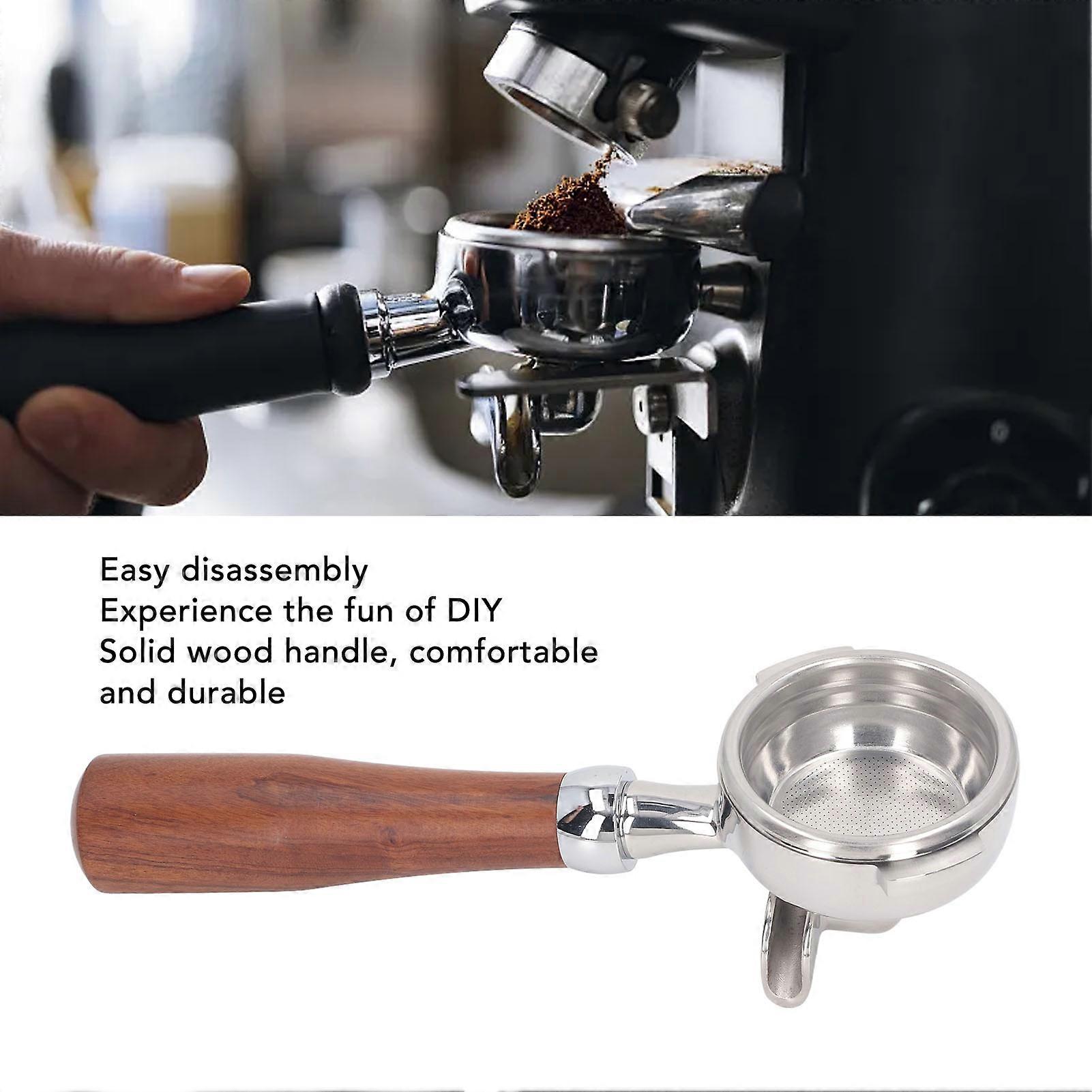 58mm Double Spouts Portafilter for Nuova Coffee Machines Stainless ...