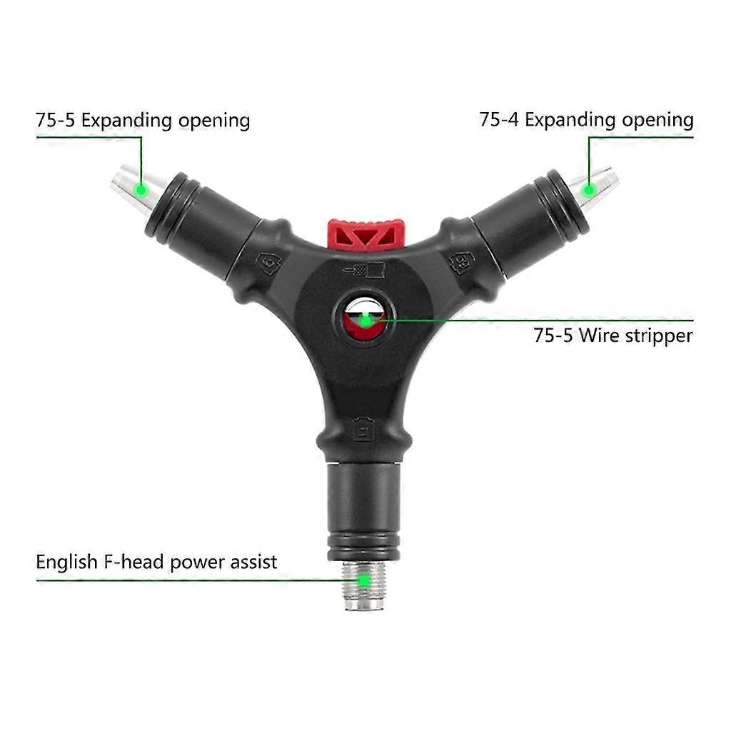 FZ-224S Wire Stripper Cable Expander F Connector Wire Stripper for RG6 ...