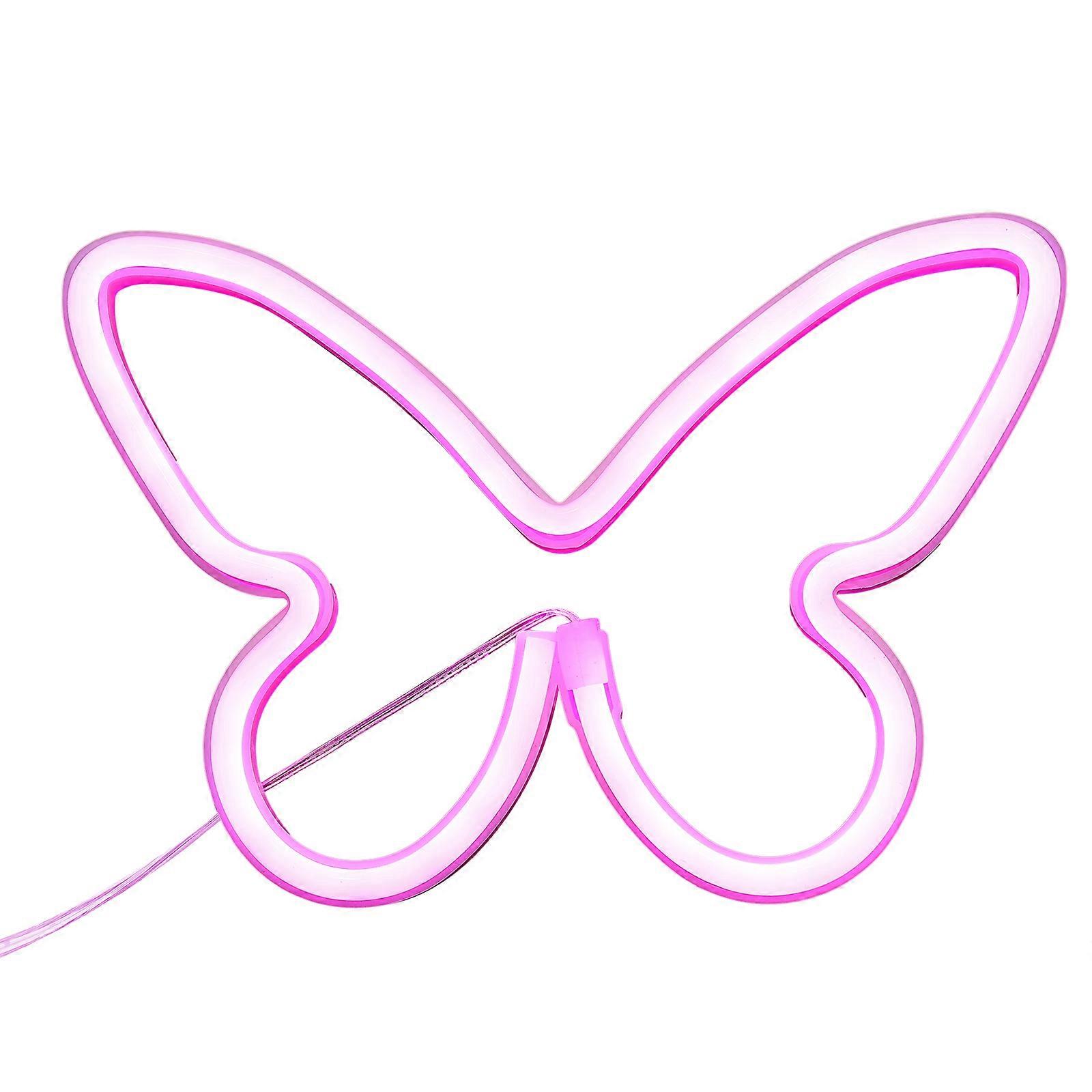 1pc LED Lamp Decorative USB Neon Light Battery USB Dual-use Light ...