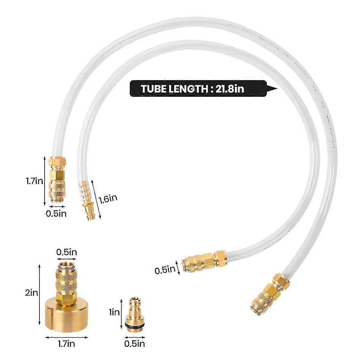 Hydraulic Steering Bleed Kit, 2PCS Includes Bleeding Kit/Fill Kit, for ...