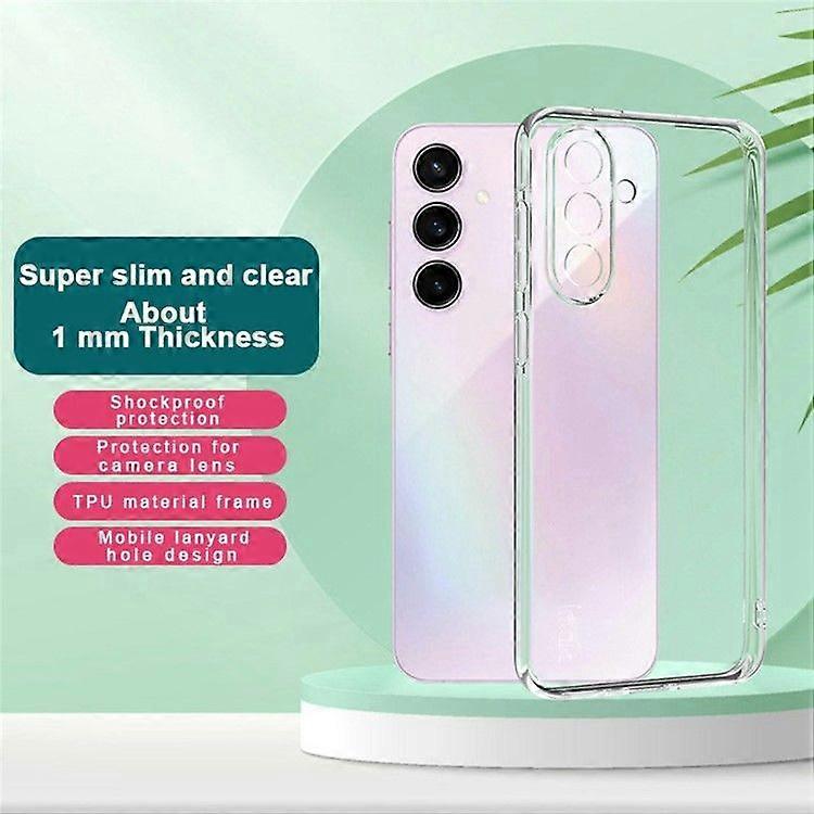 For Samsung Galaxy A36 5G Clear Case Shockproof TPU Slim Phone Back ...