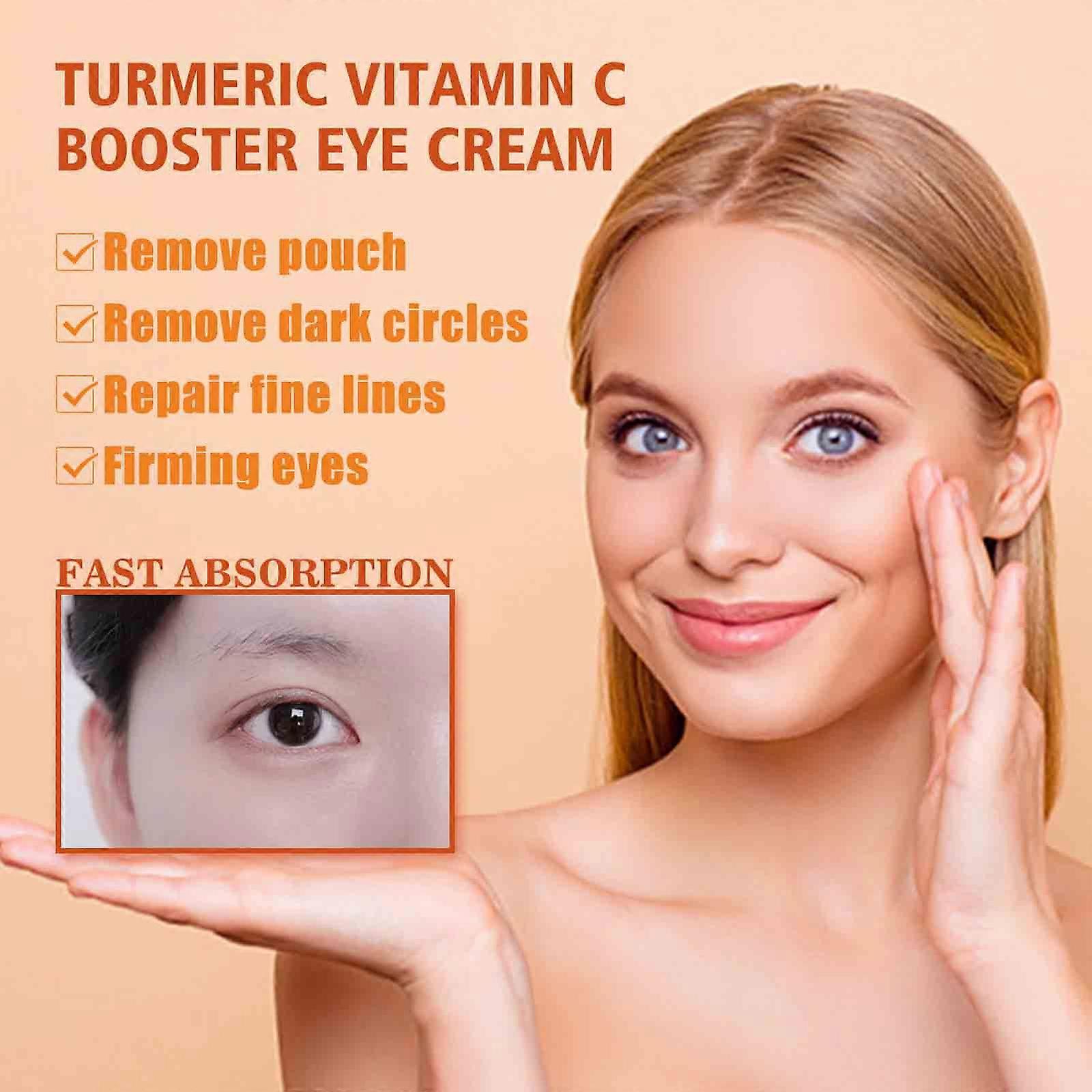 Turmeric Vc Eye Cream Skin Hydrating Brightening Dark Circles Reducing ...