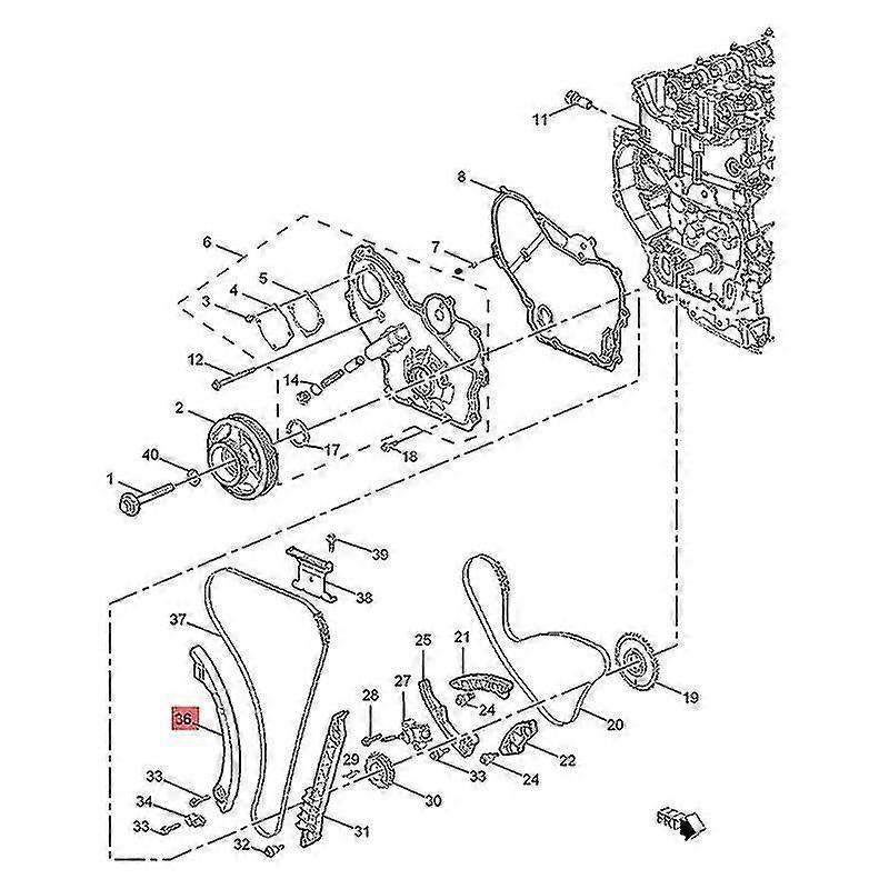Car Engine Timing Suit For Saab B207 Opel Z20net Insignia 2.0 2.4 ...