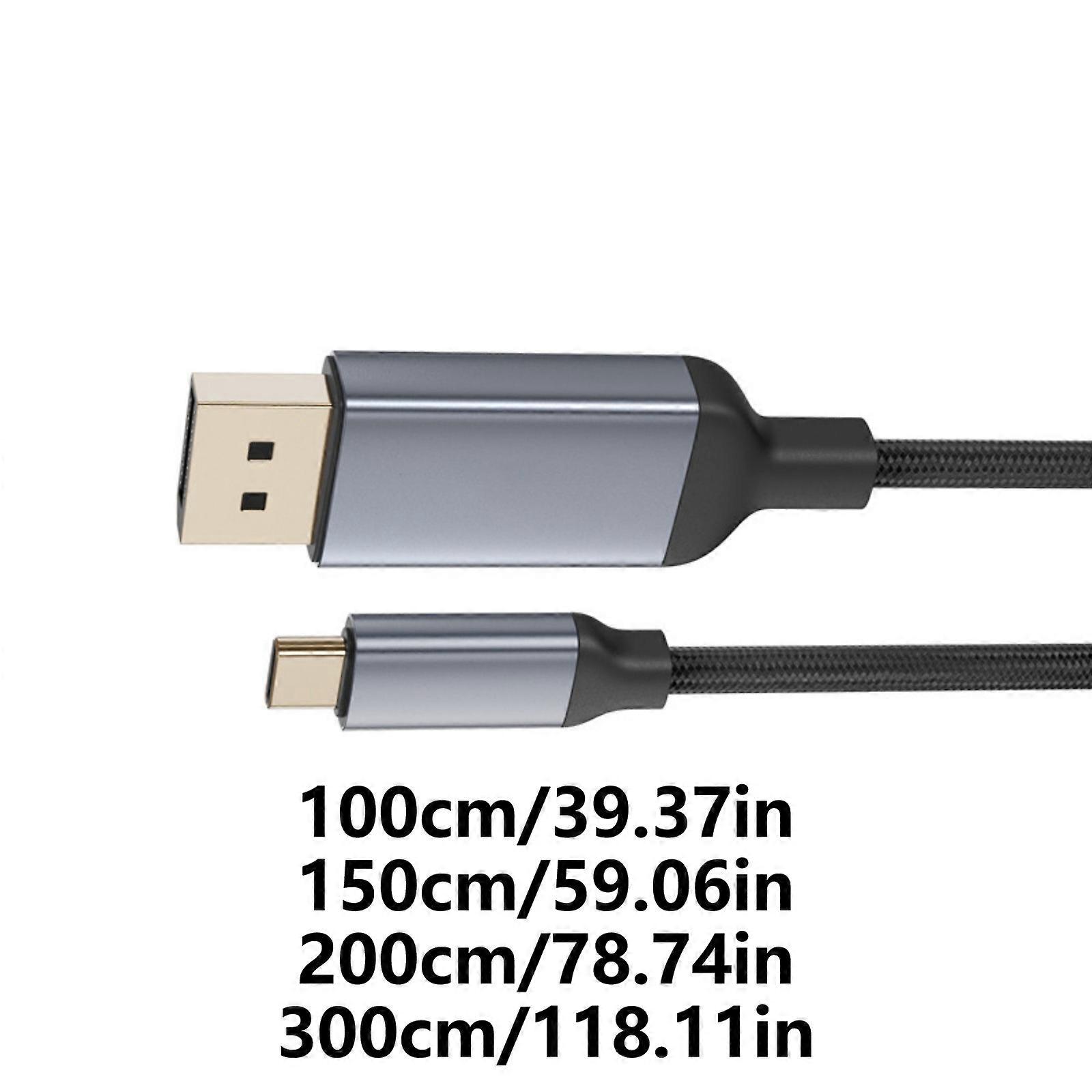 Type C to DP Cable 8K60Hz High Resolution Display Cord USB C to ...
