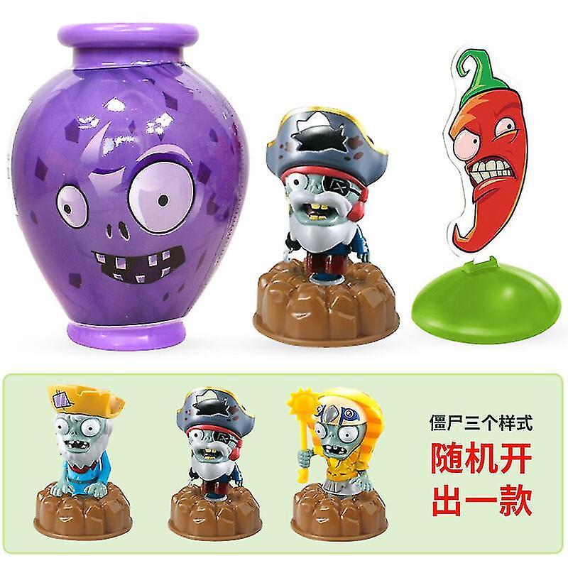 Plants Vs Zombies Blind Box Surprise Jar Capsule Toy Set Boys Children ...