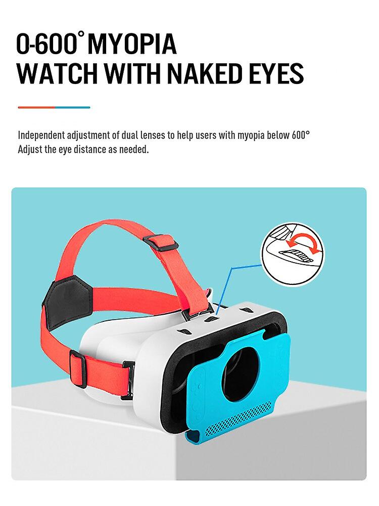 Adjustable 3d Vr Glasses Compatible-nintendo Switch Virtual Reality ...