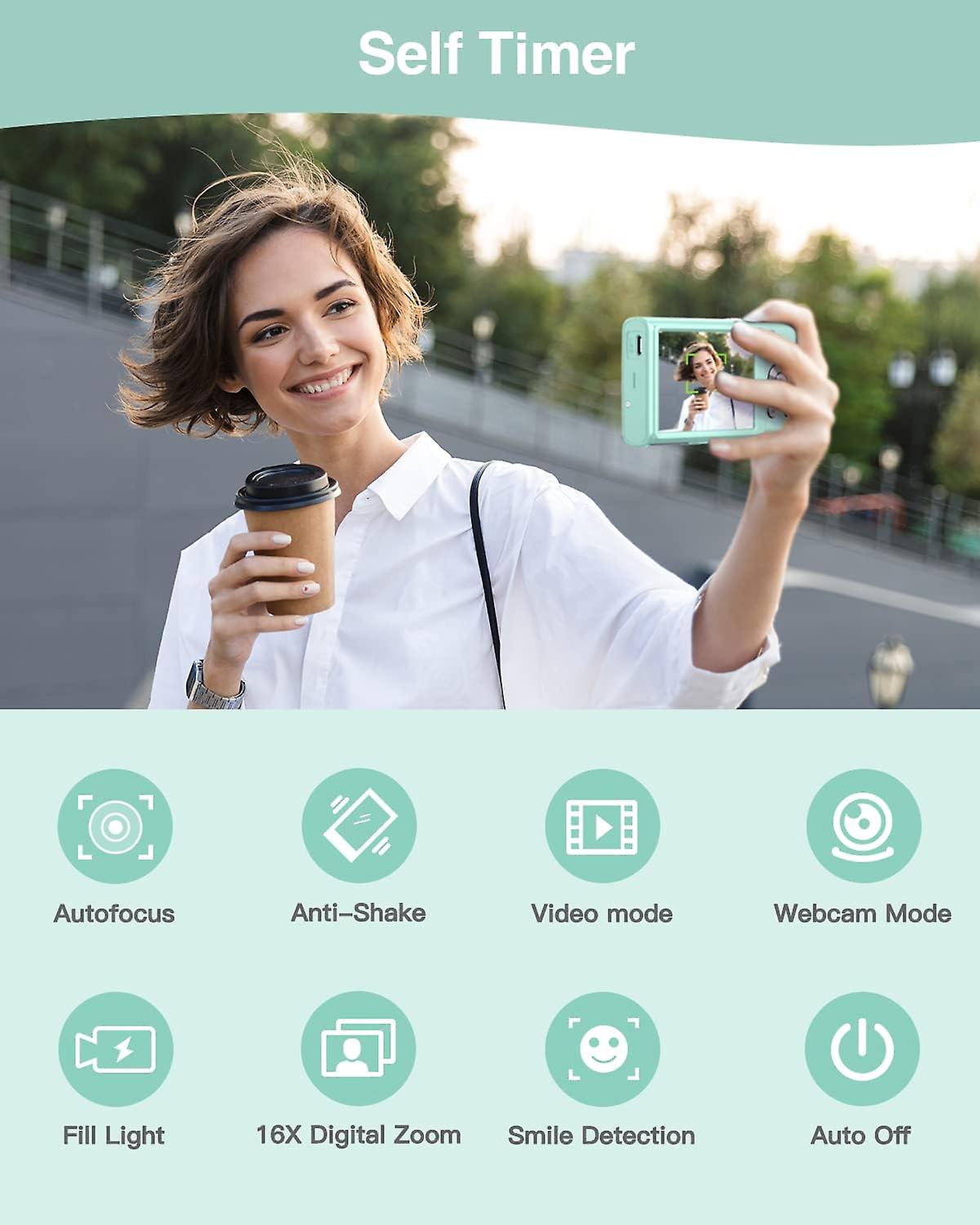 Digital Camera, 1520p Autofocus Compact Camera Fhd 48mp Photo Camera ...