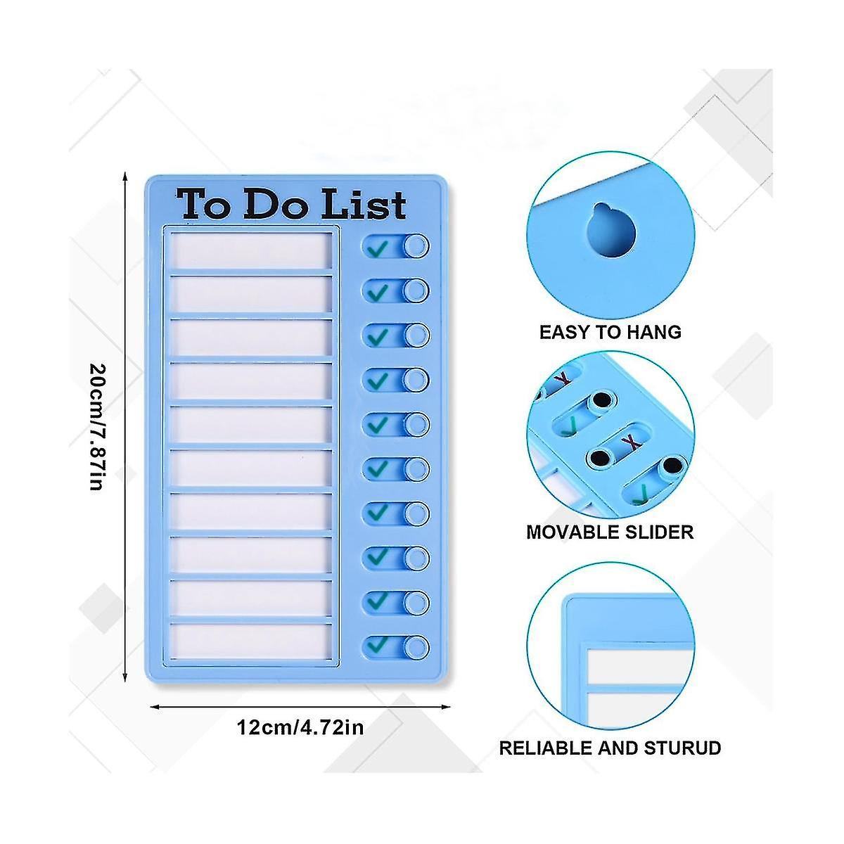 4pcs To Do List Board Dry Erase Memo List Board Chore Chart Rv List ...