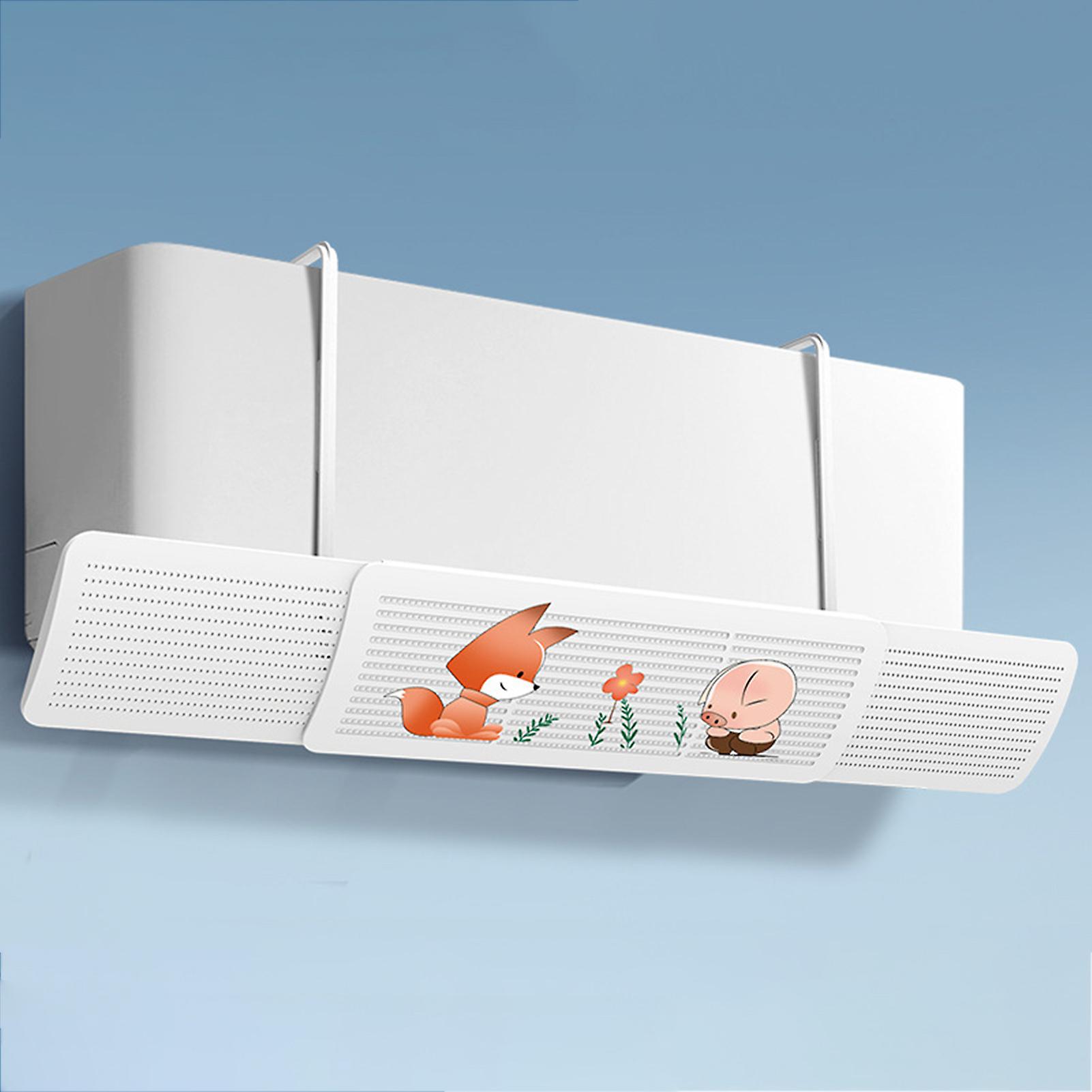 Adjustable Air Conditioner Deflector Outlet Air Wing Air Cooled Baffle ...