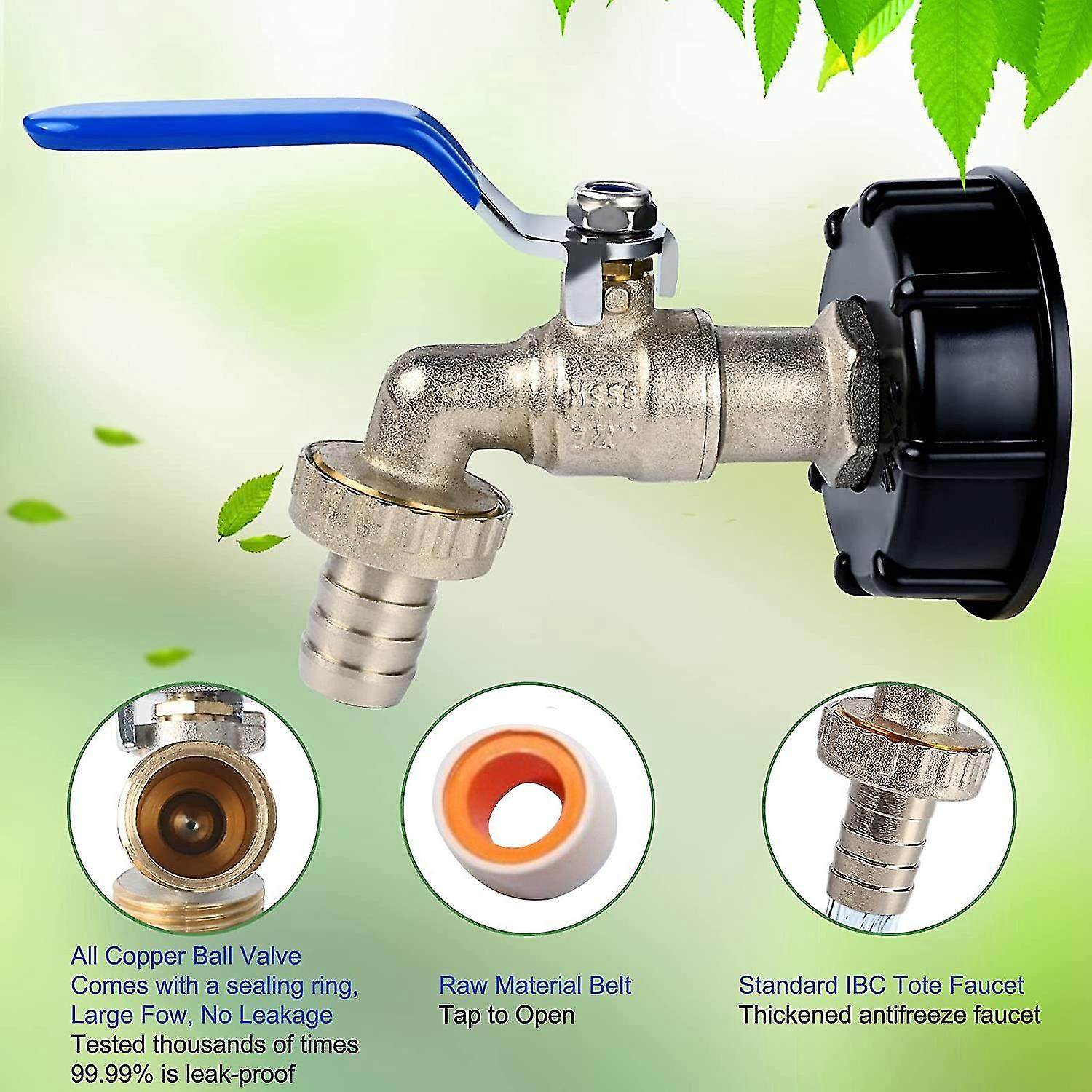 Ibc Container Accessories 3/4 Inch Ibc Tank Ibc Tank Adapter Valve For ...