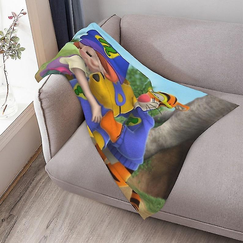 Disney My Friends Tigger & Pooh Custom Name Blanket Baby Girl Boy Blankets Throw Personalized ...