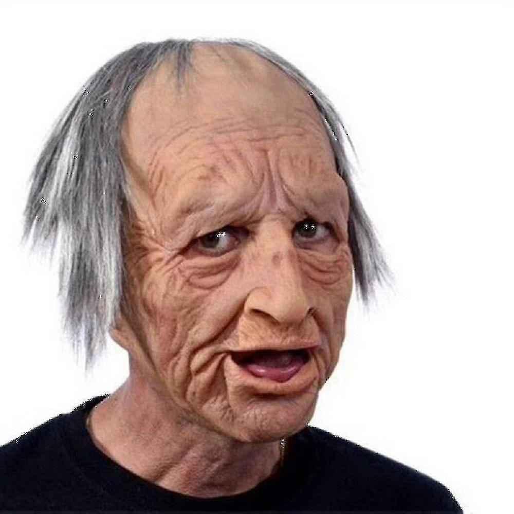 Latex Realistic Mans Face Cover Mask Male Disguise Halloween Party ...