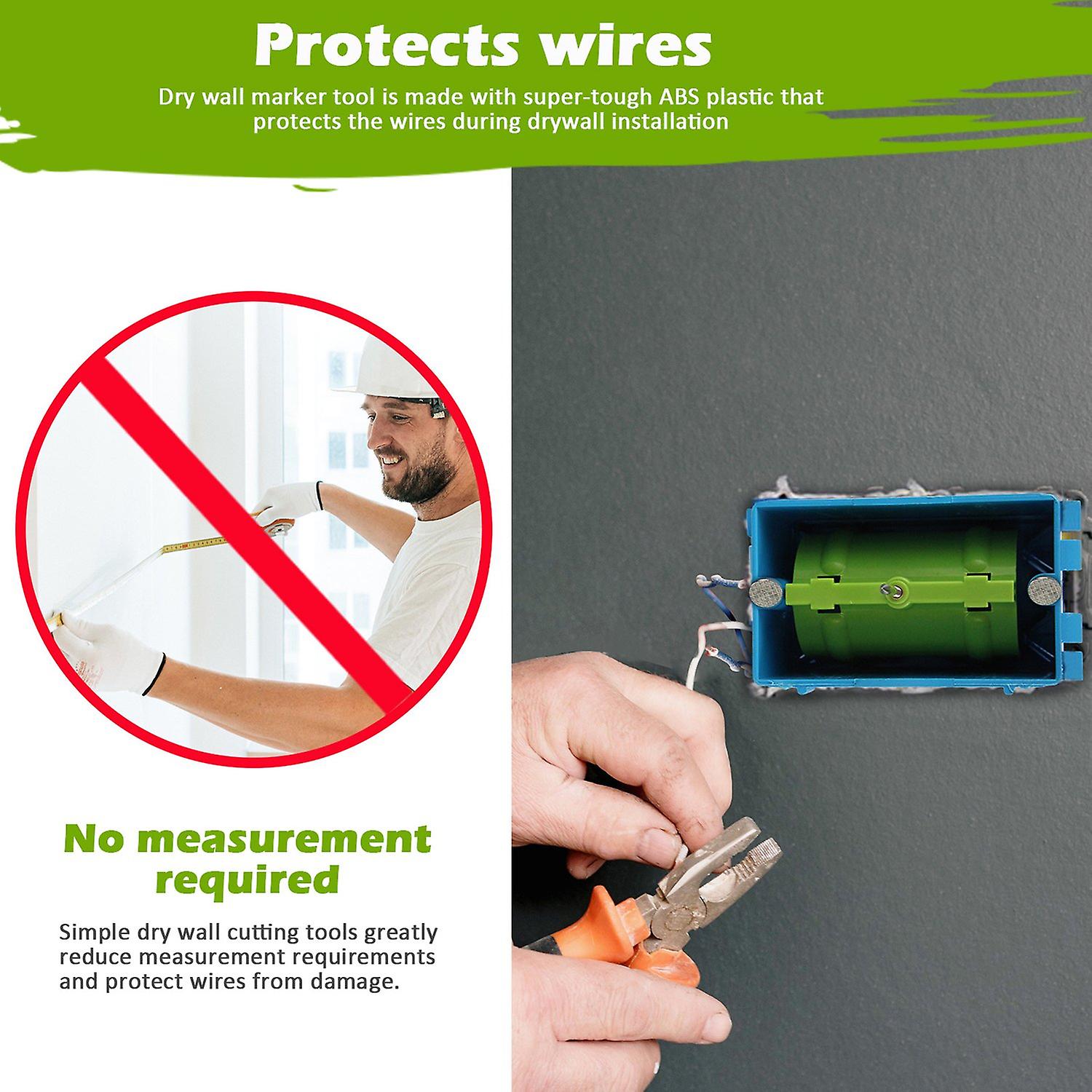 5Pcs Outlet Marker Wear-resistant Sturdy Easy Installation Convenient ...