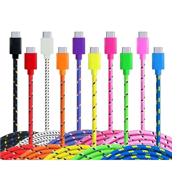 IRONGEER USB-C Charging Cable 3 Meter Braided Nylon - Tangle Resistant ...