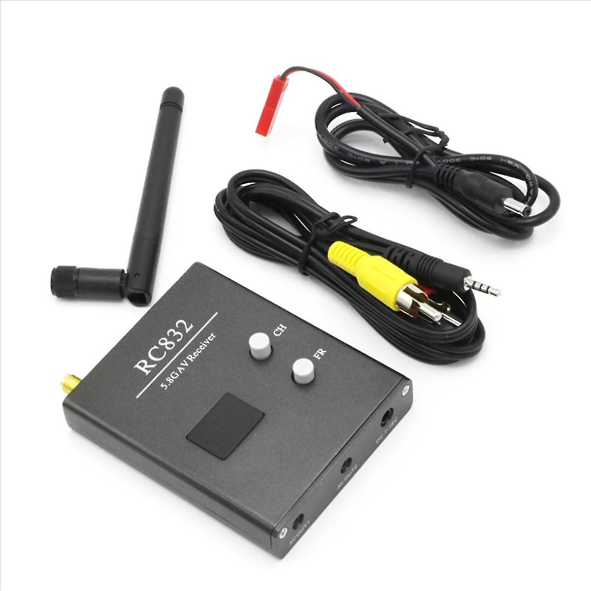 RC832 FPV Receiver 5.8GHz 48CH RC832 AV Receiver with Antenna for FPV ...