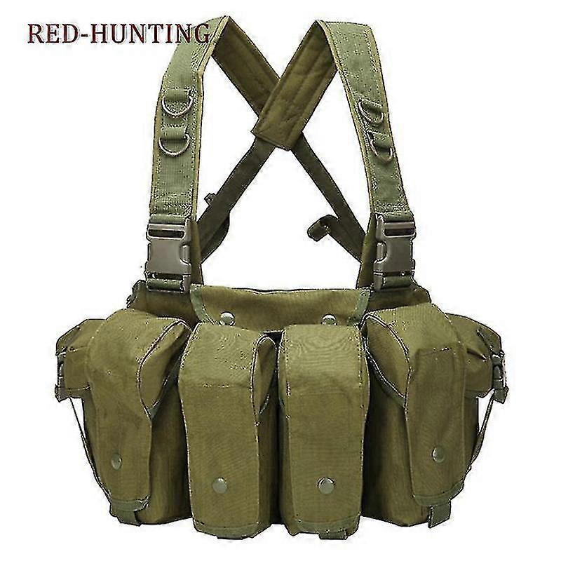 Outdoor Hunting Vest Tactical Chest Rig Pouch Magazine Holder Bag ...