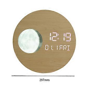 Lunar Phase Wall Clock Hotel Kitchen Home Calendar Dining Room Hanging ...