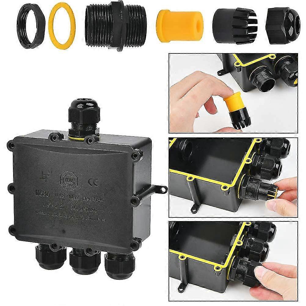 Waterproof Junction Box Ip68 Junction Box 4 Way Waterproof Junction Box ...