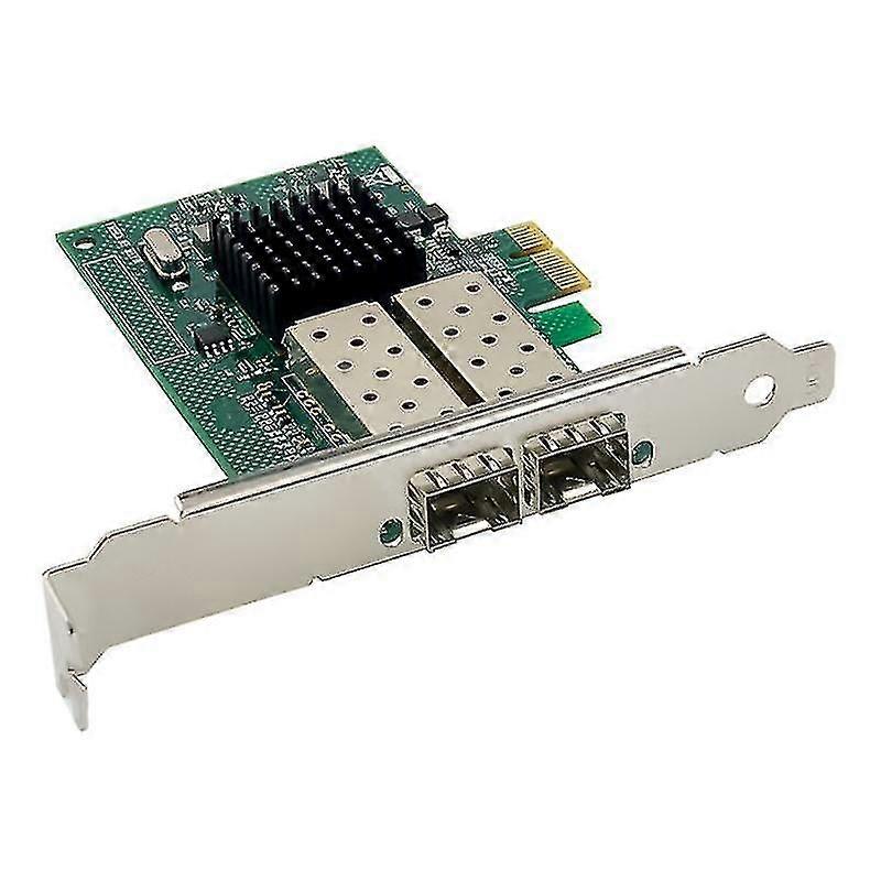 82576eb Pci-e X1 Gigabit Server Network Card -port Sfp Fiber Network ...