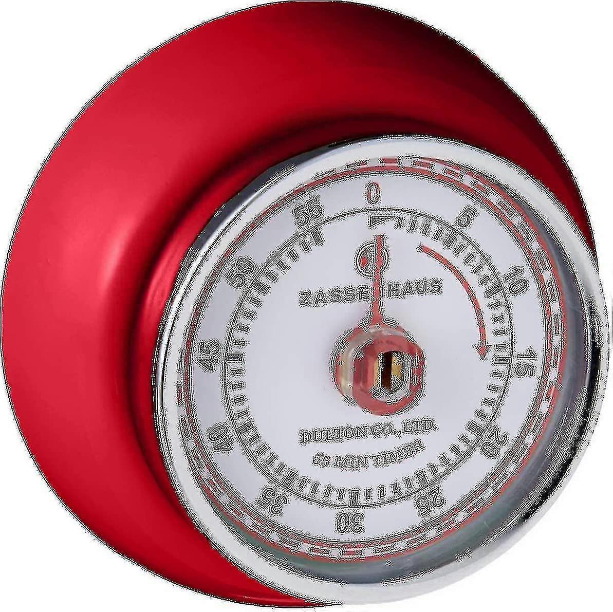 Magnetic Retro Kitchen Timer, Classic Mechanical Cooking Timer (red ...