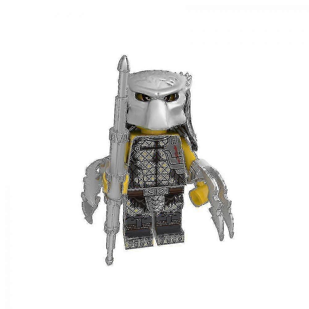 8pc Predator Alien Assembled Building Block Minifigures Educational ...