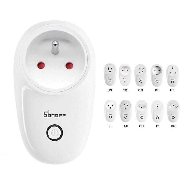 Sonoff S26R2 S26 R2 WiFi 16A Smart Socket Plug Real Timer Switch Remote ...