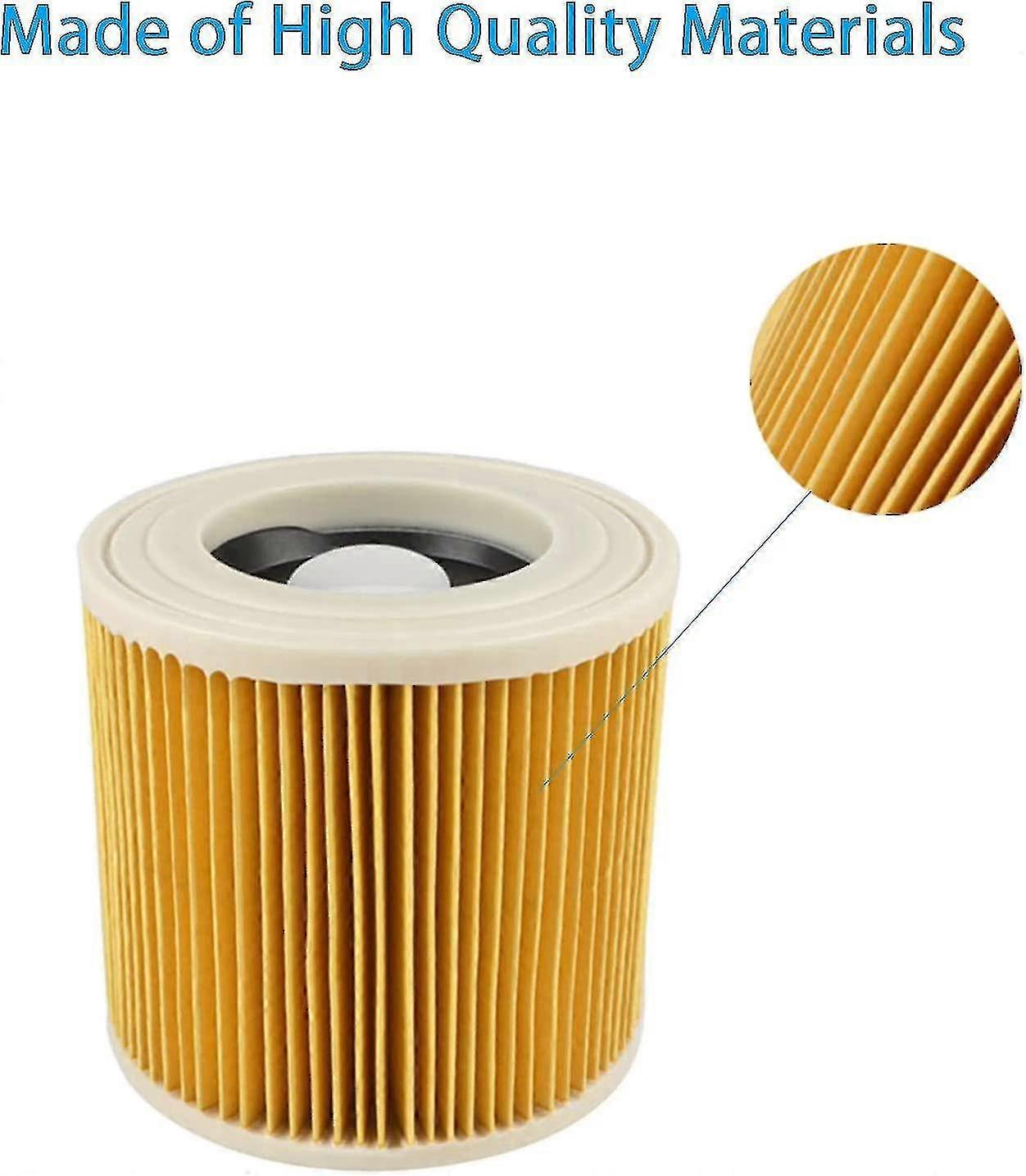 2 Pack Filter Replacement Parts For Karcher Wd2 Wd3 Wd3p Mv2 Mv3 Wd ...