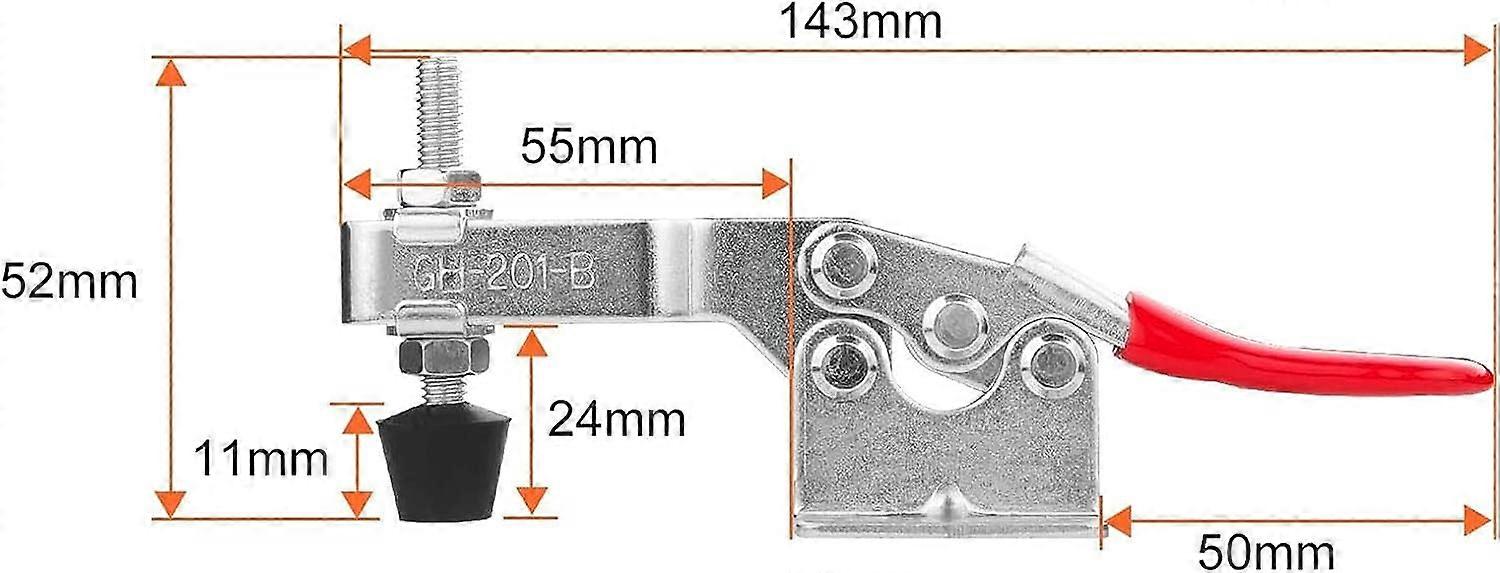 Toggle Clamps Toggle Clamps, Horizontal Toggle Clamp Holding Force ...