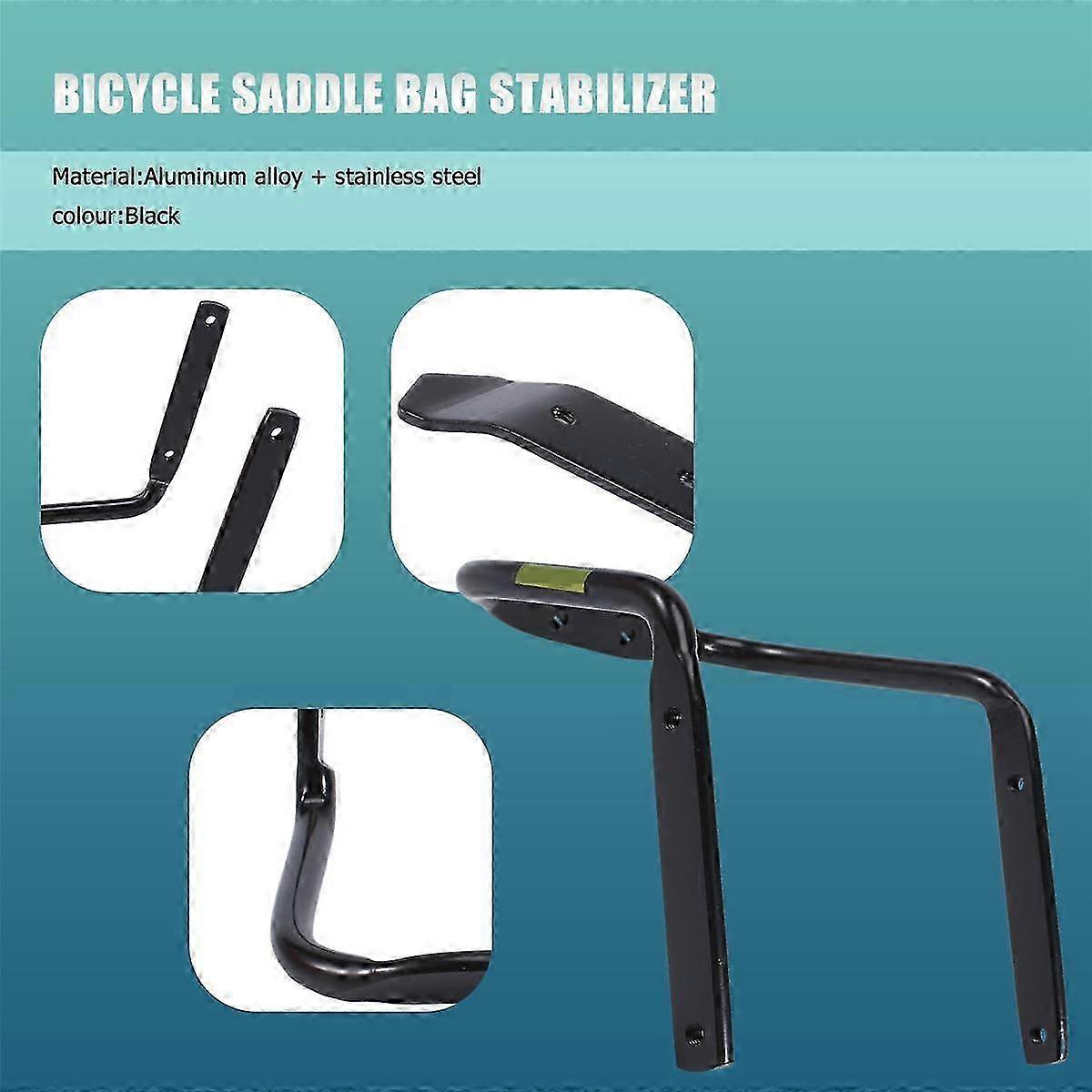 Bicycle Saddle Bag Stabilizer Bracket Road Bike Rear Rack Bag Stand ...