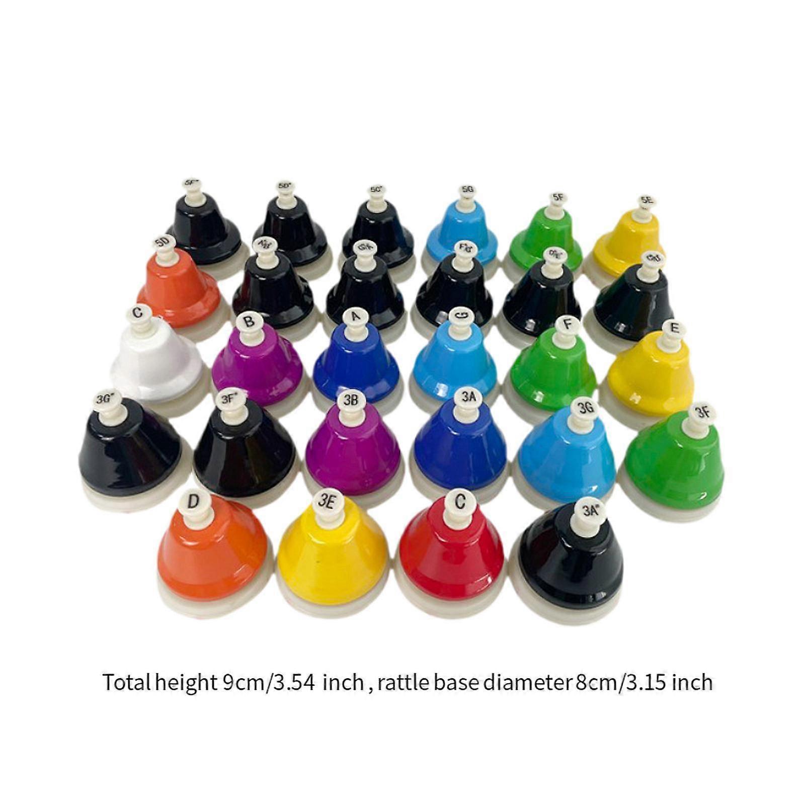 28x Music Desk Bells Visual Development Hearing Training Desk Bells for ...