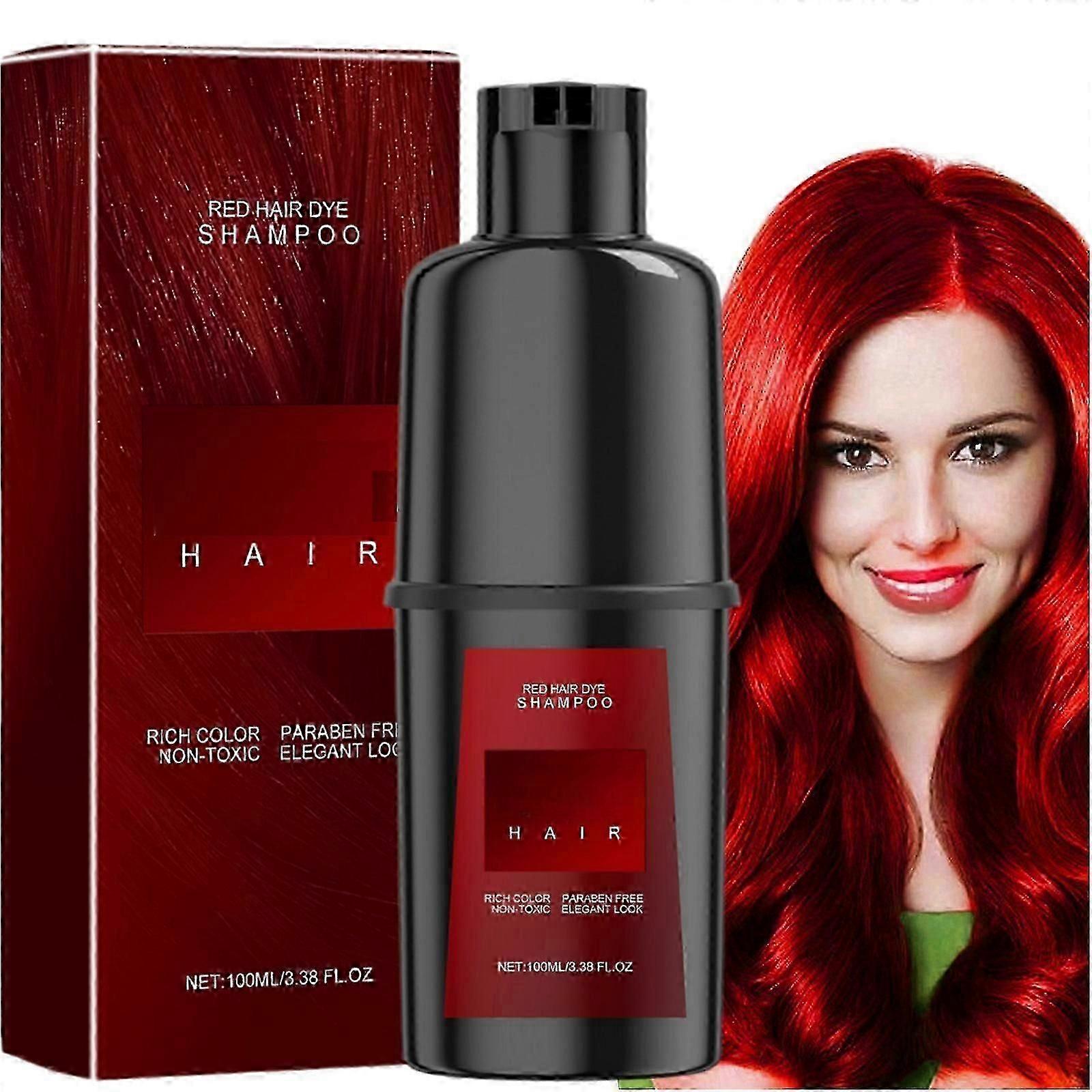 Hair Dye Shampoo, Instant Hair Color Shampoo Long Lsating For Men Women ...