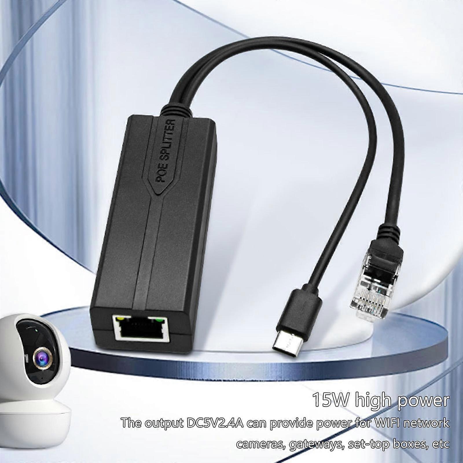 Reliable USB C POE Splitter POE Power Supply Converters with USB C ...